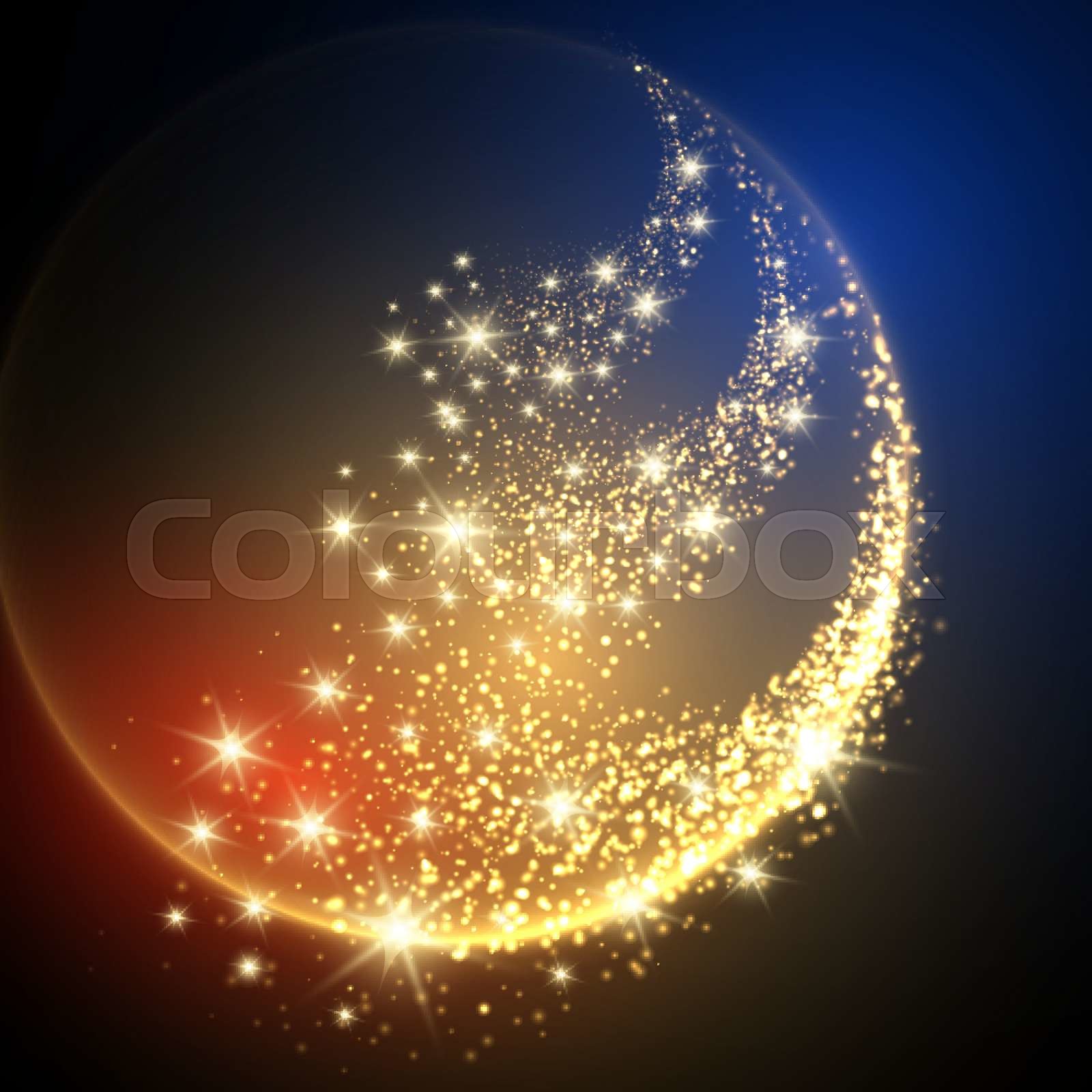 Sparkle Space Background | Stock vector | Colourbox