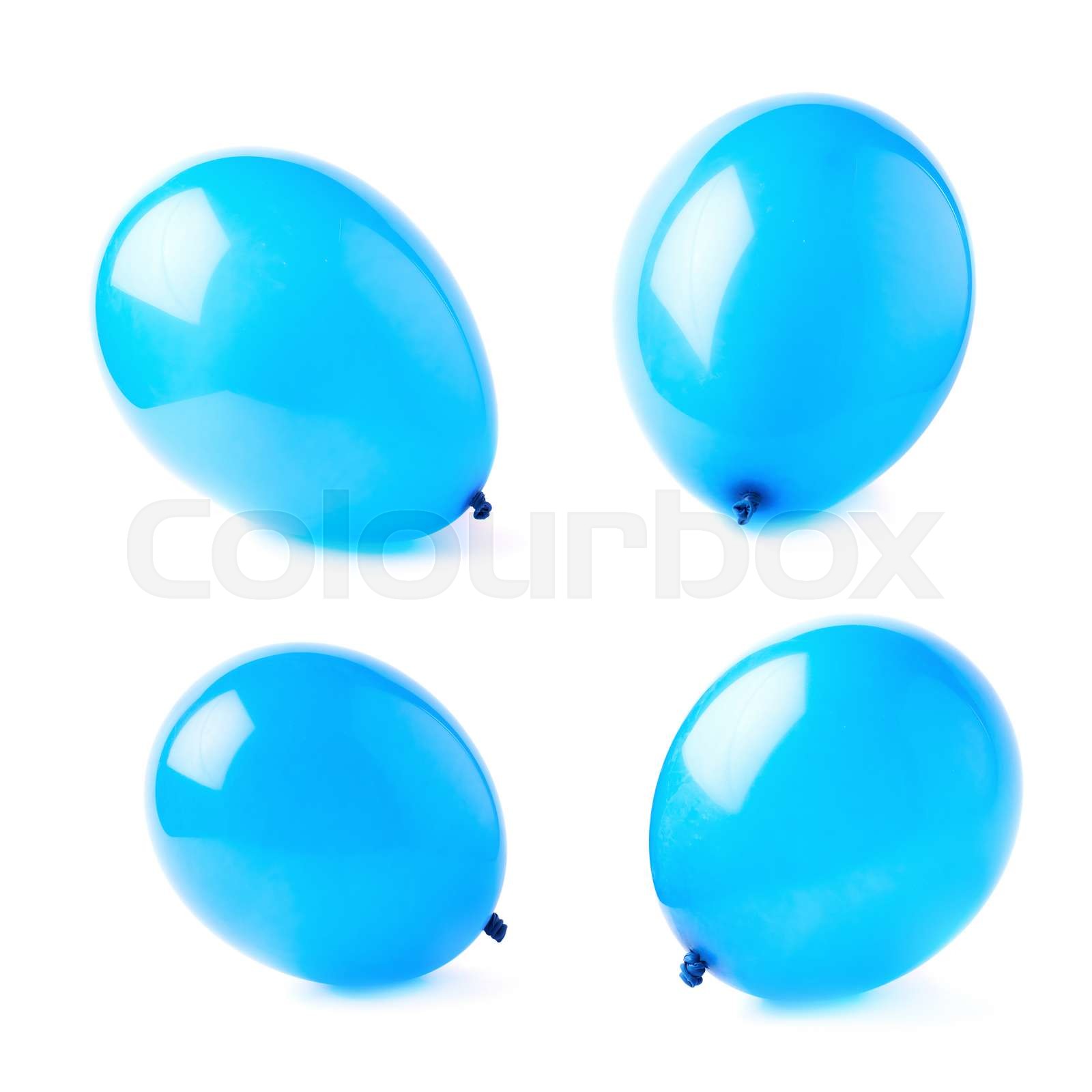 Inflated air balloons isolated | Stock image | Colourbox