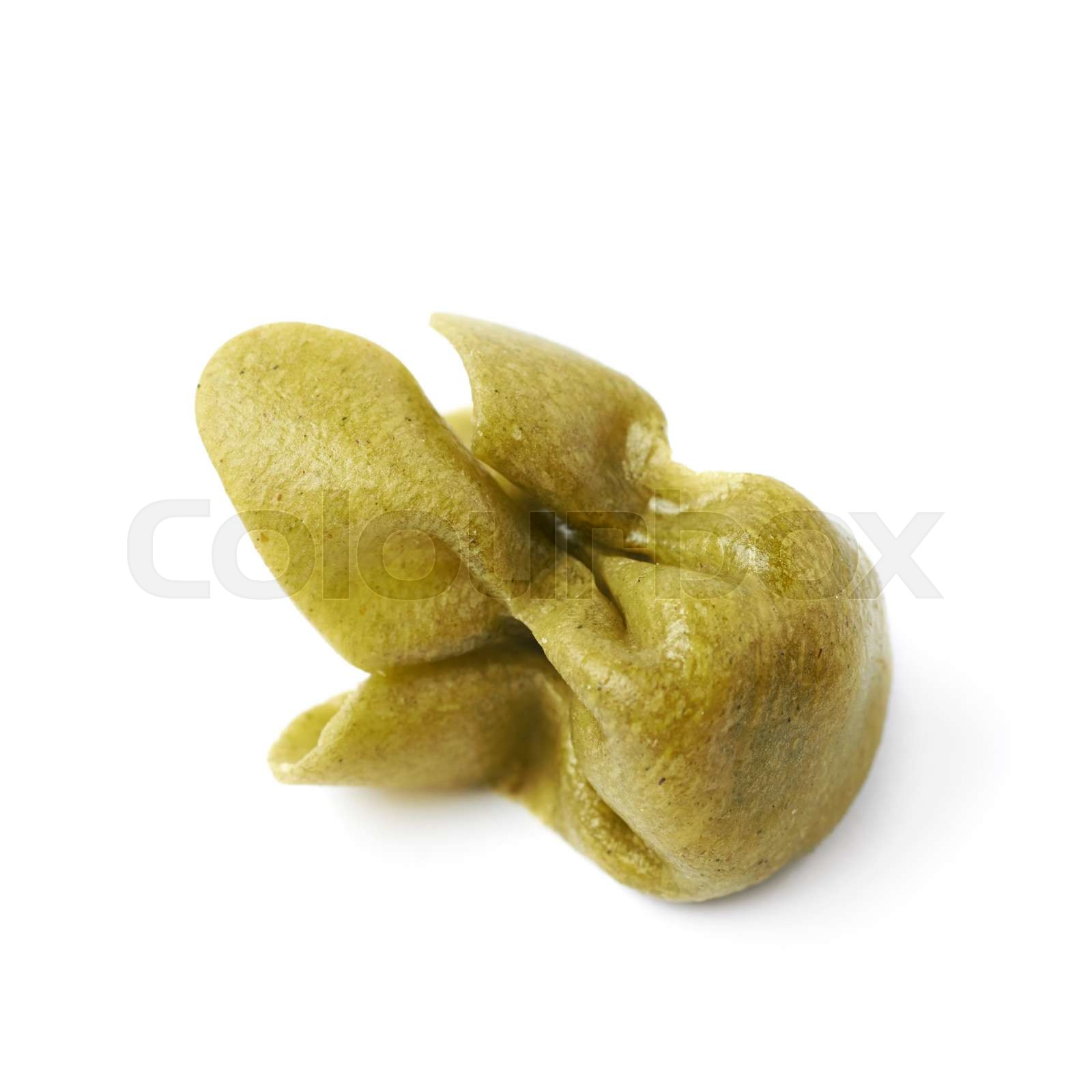 Single sacchettoni pasta isolated | Stock image | Colourbox