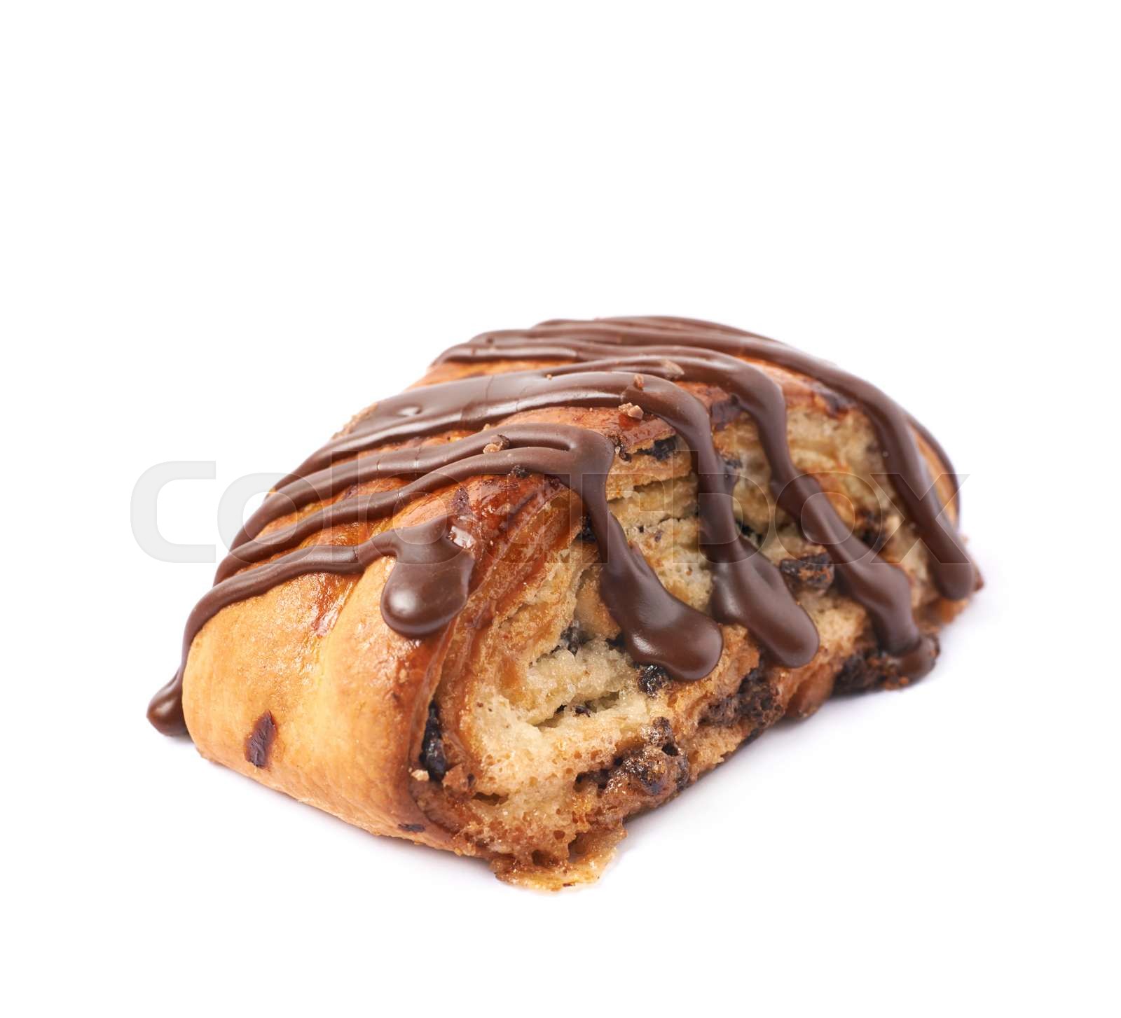 Roll bun pastry isolated | Stock image | Colourbox