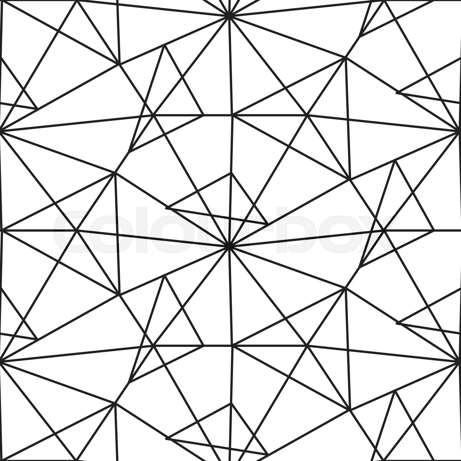 Linear triangles seamless pattern wrap. | Stock vector | Colourbox