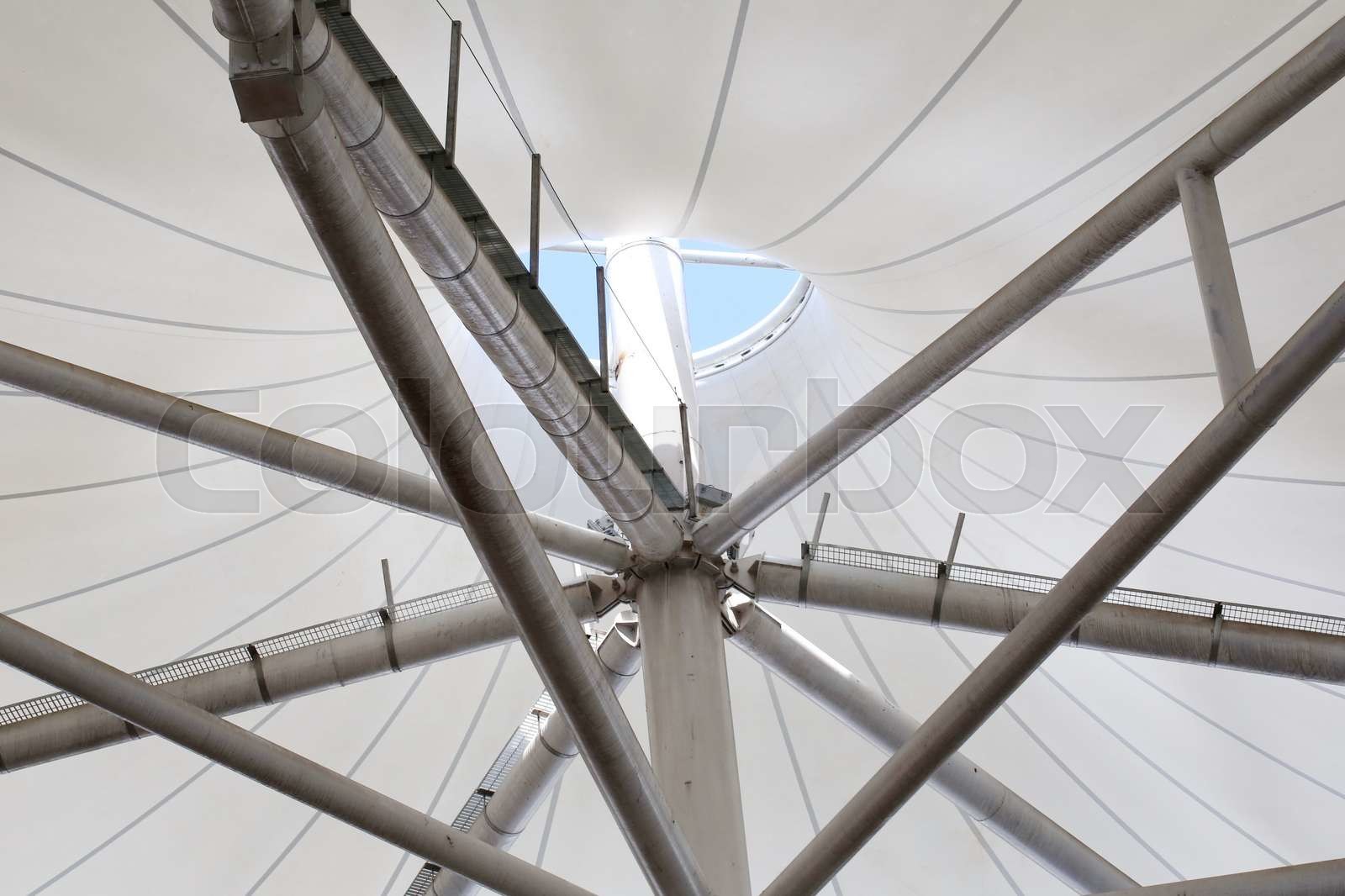 pipe structure of roof | Stock image | Colourbox