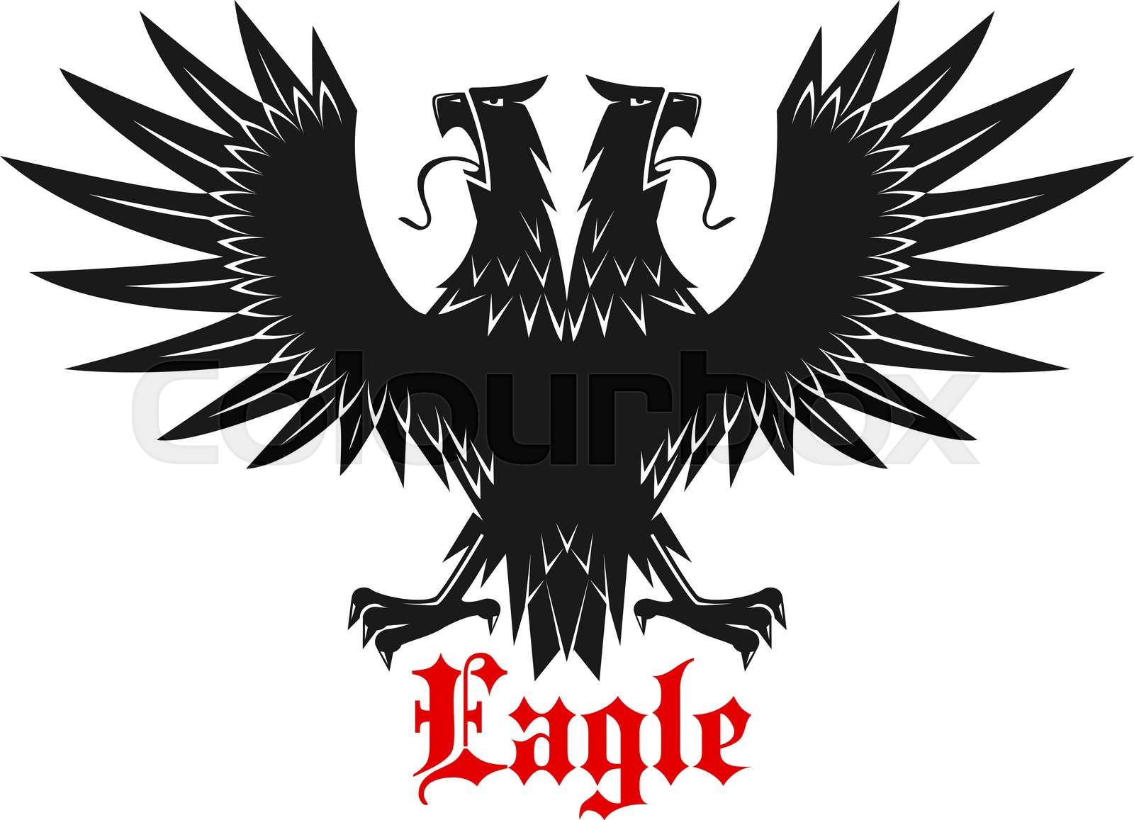 adler, retro-, waffen | Stock-Vektor | Colourbox