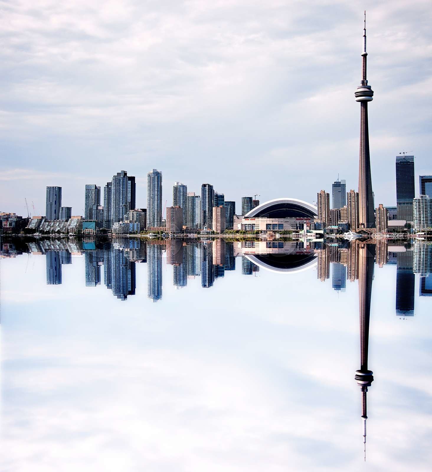 Beautiful Toronto Cityscape with Water Reflection | Stock image | Colourbox