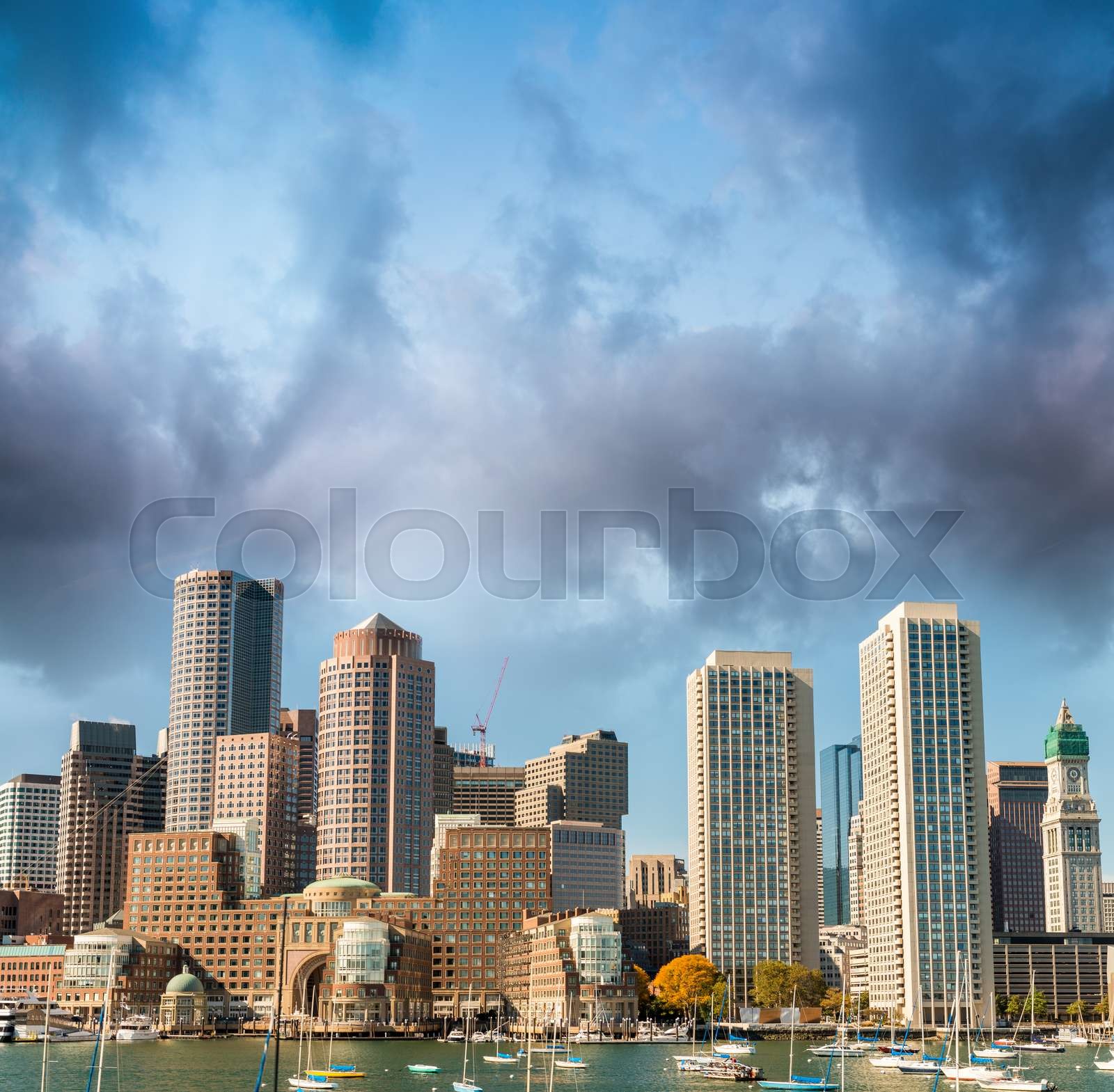 Boston buildings and skyscrapers | Stock image | Colourbox