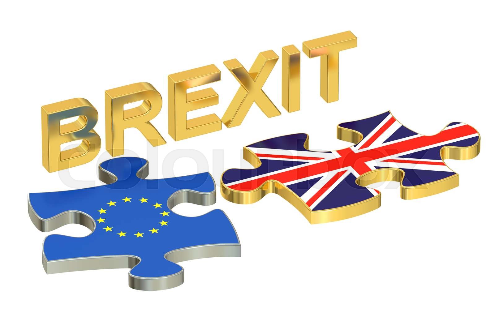 Brexit concept. 3D rendering | Stock image | Colourbox