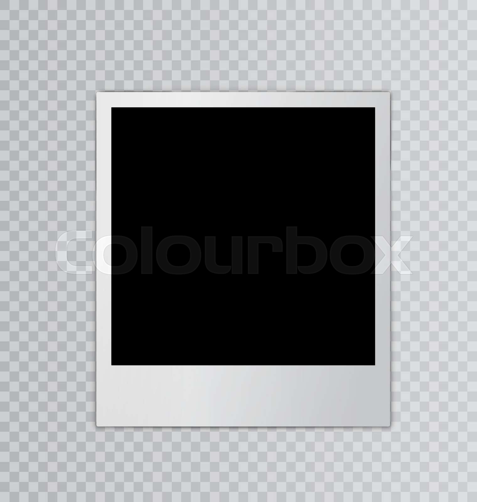 Single photo frame space for your text | Stock vector | Colourbox