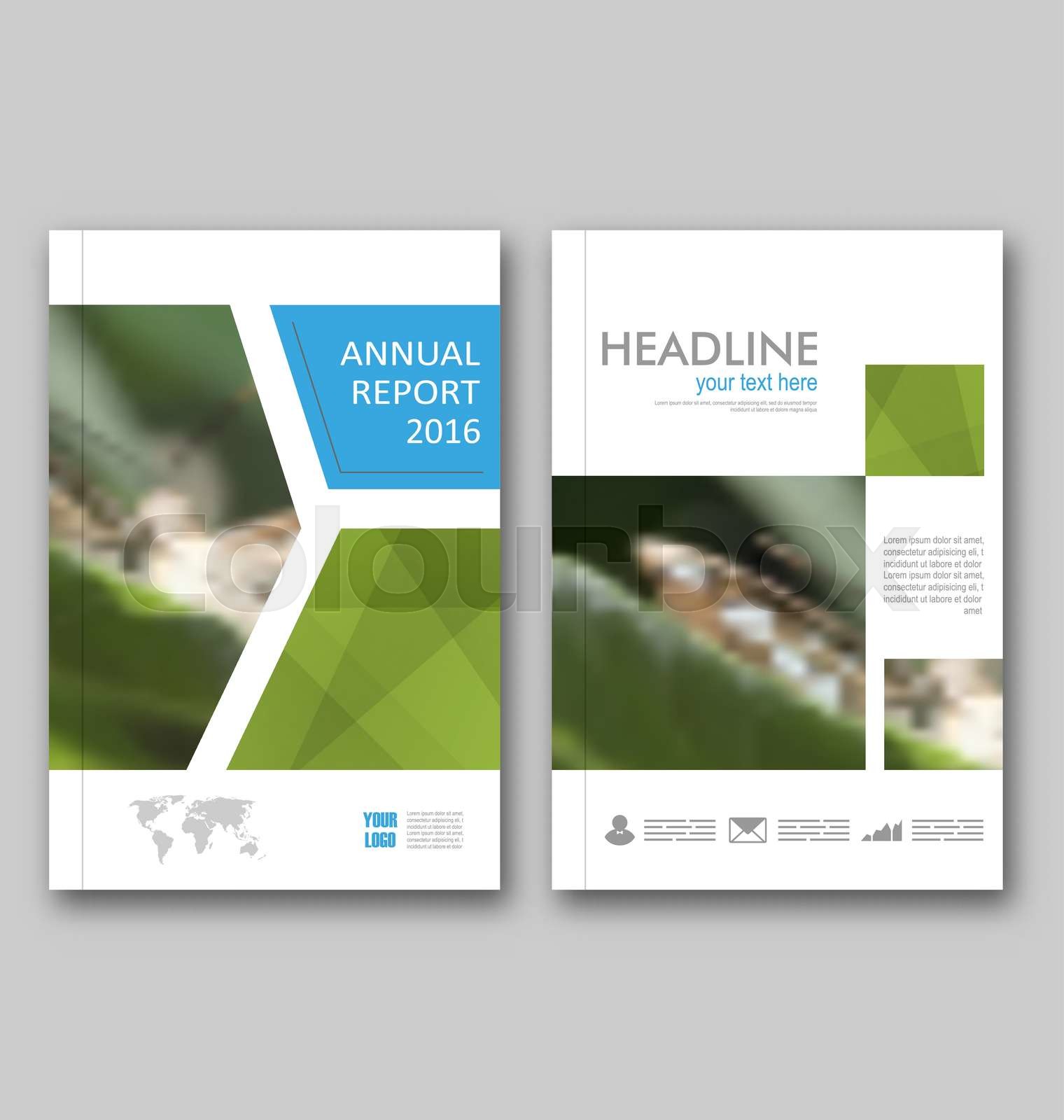 design, rapport, layout | Stock vektor | Colourbox