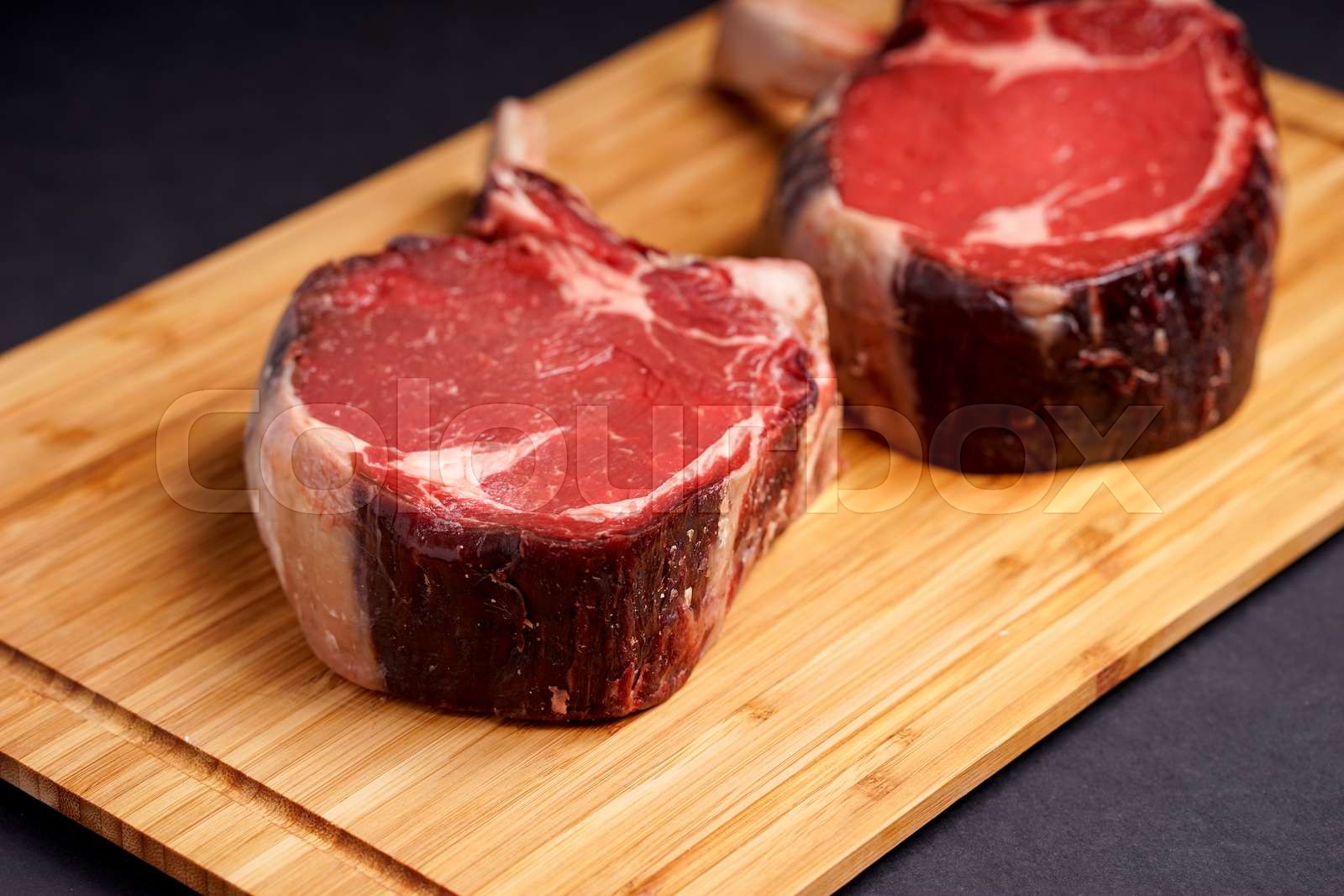 raw Tomahawk Steak | Stock image | Colourbox