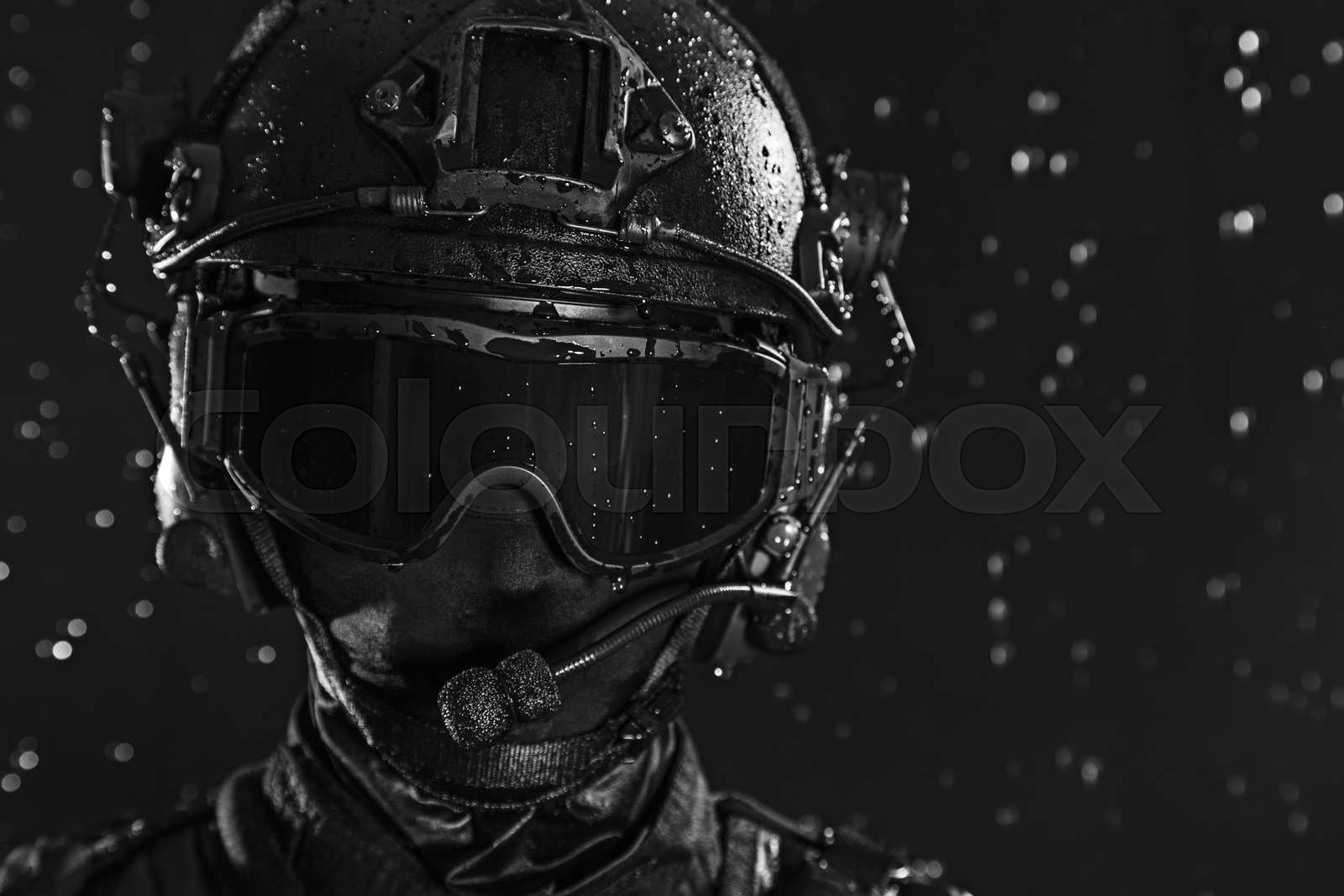 Spec ops police officer SWAT | Stock image | Colourbox