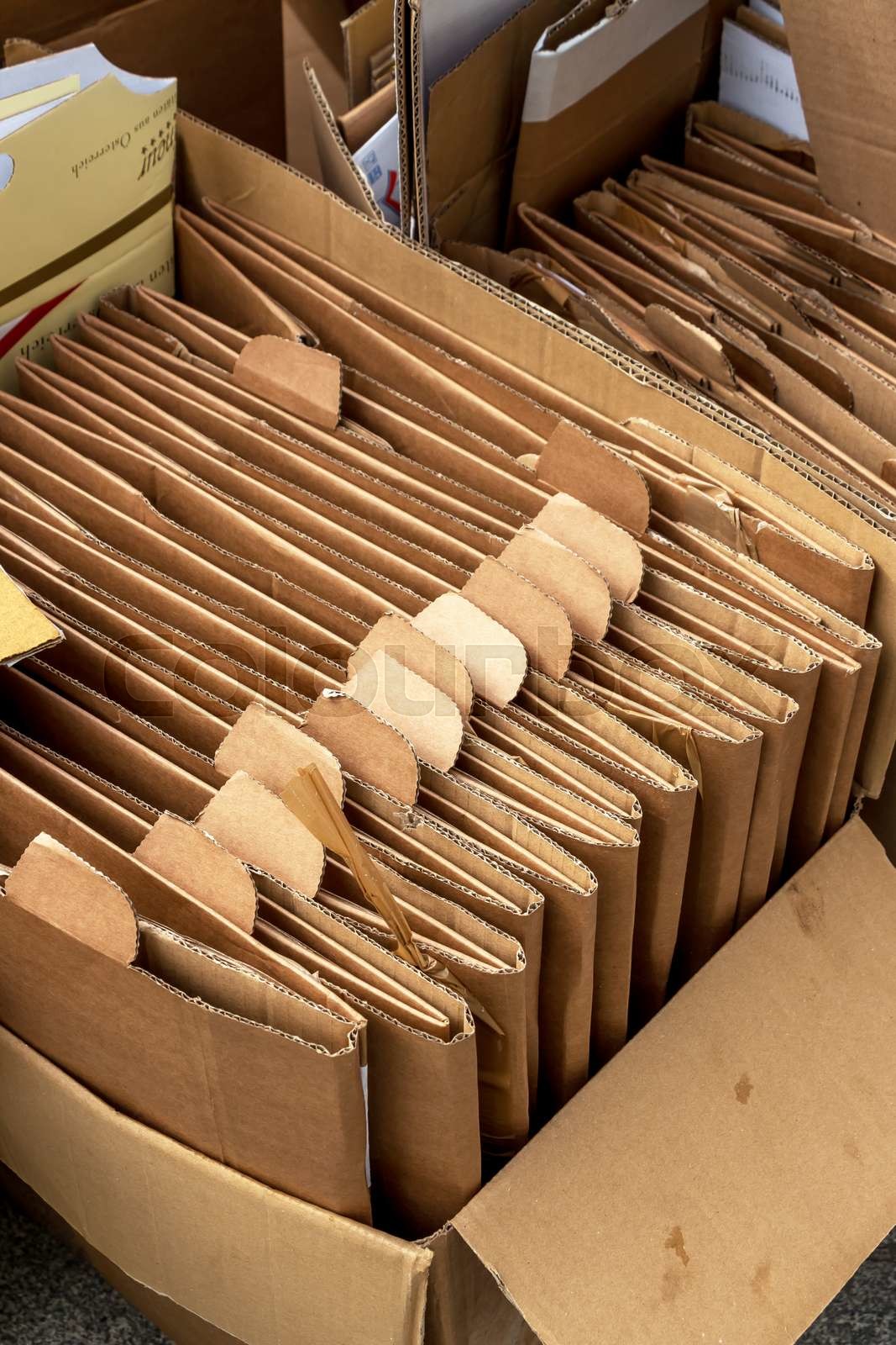 boxes for paper collection | Stock image | Colourbox