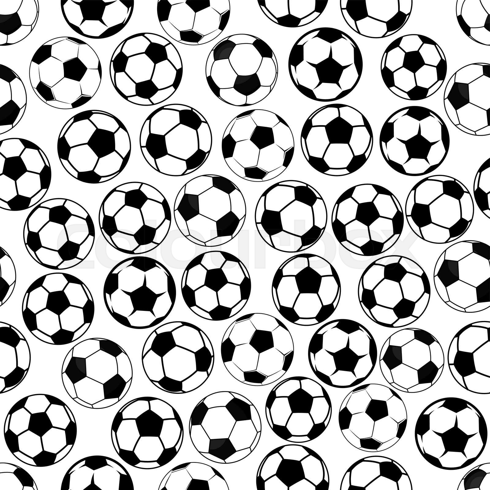 Soccer Ball Pattern Background