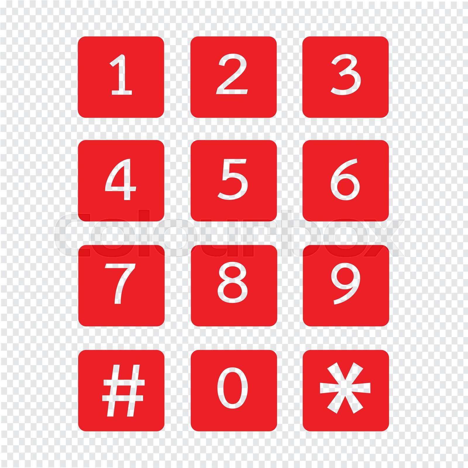 keypad icon illustration design | Stock vector | Colourbox