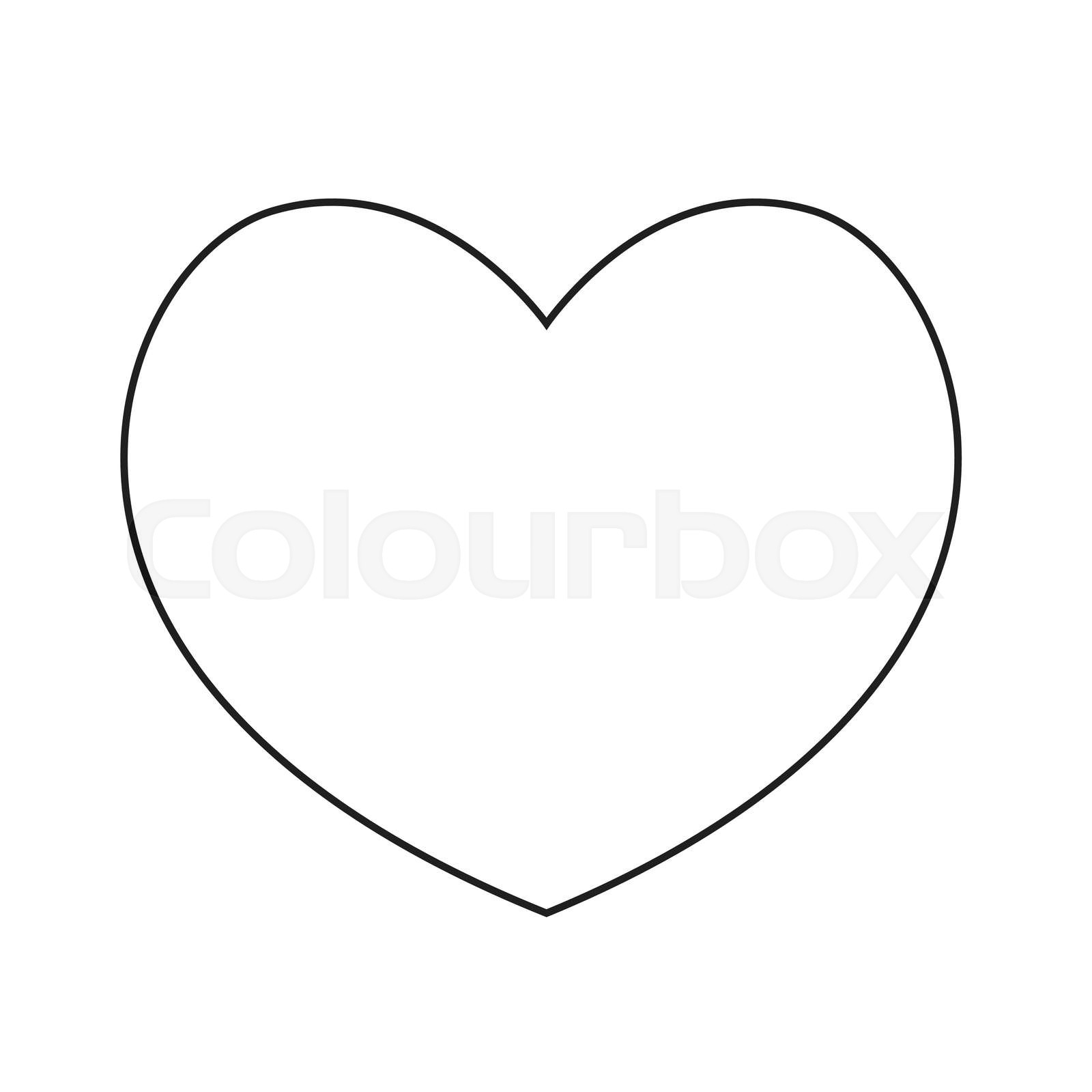 heart icon Illustration design | Stock vector | Colourbox