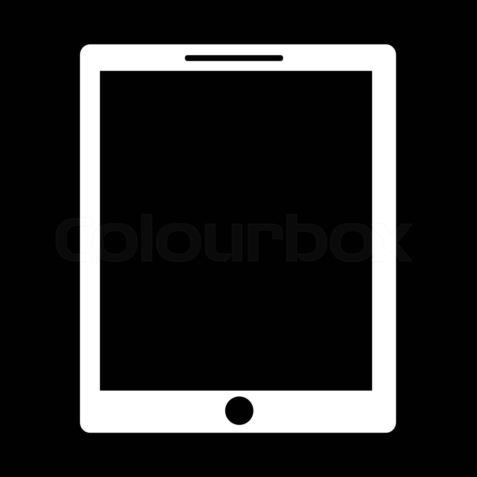 tablet icon Illustration design | Stock vector | Colourbox