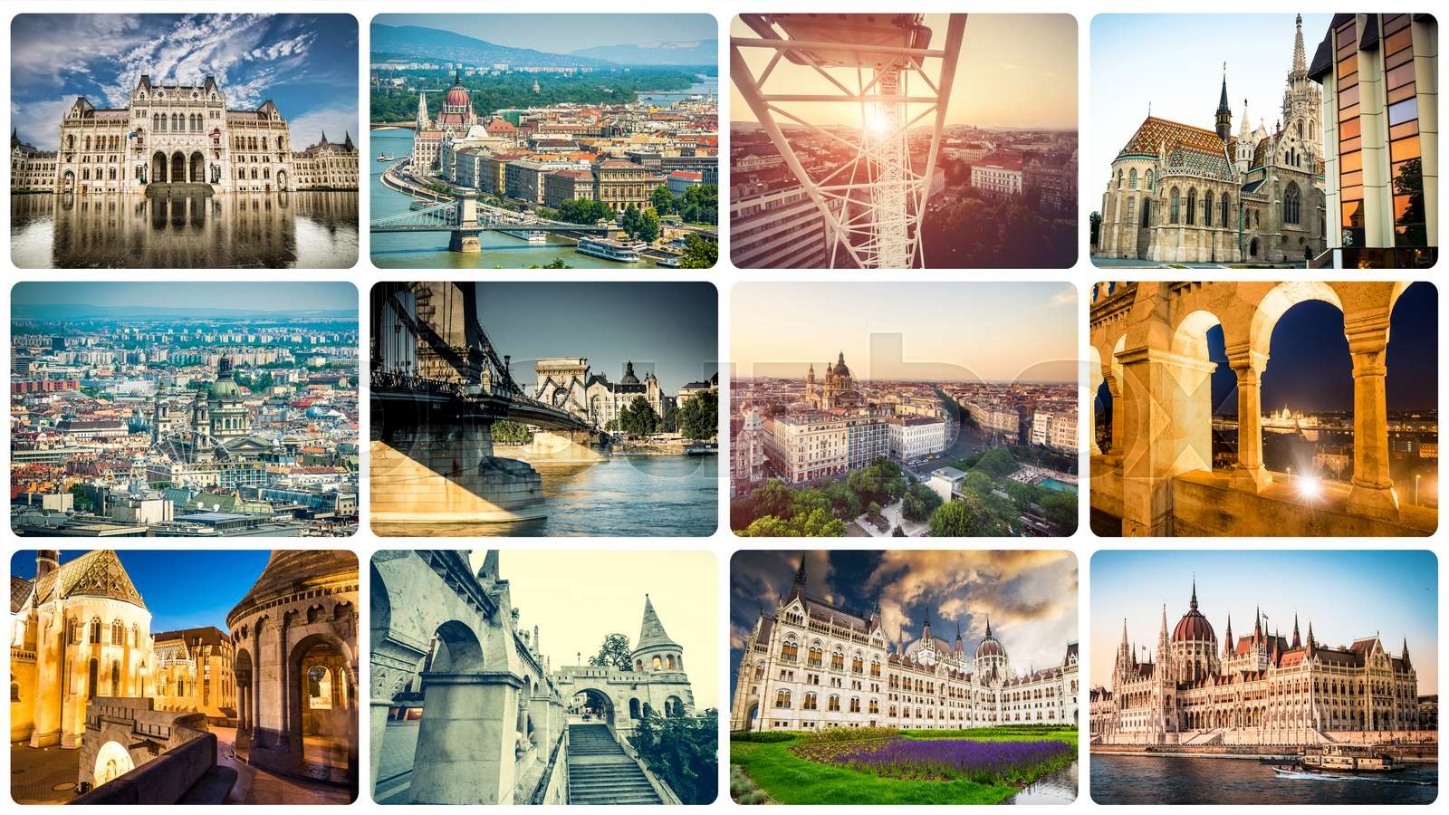 Europe Collage Wallpaper