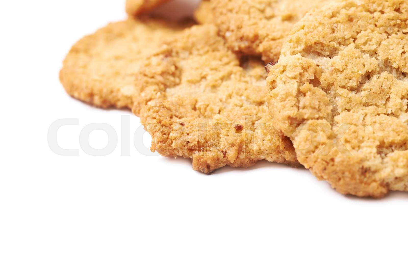 Pile of multiple cookies isolated | Stock image | Colourbox