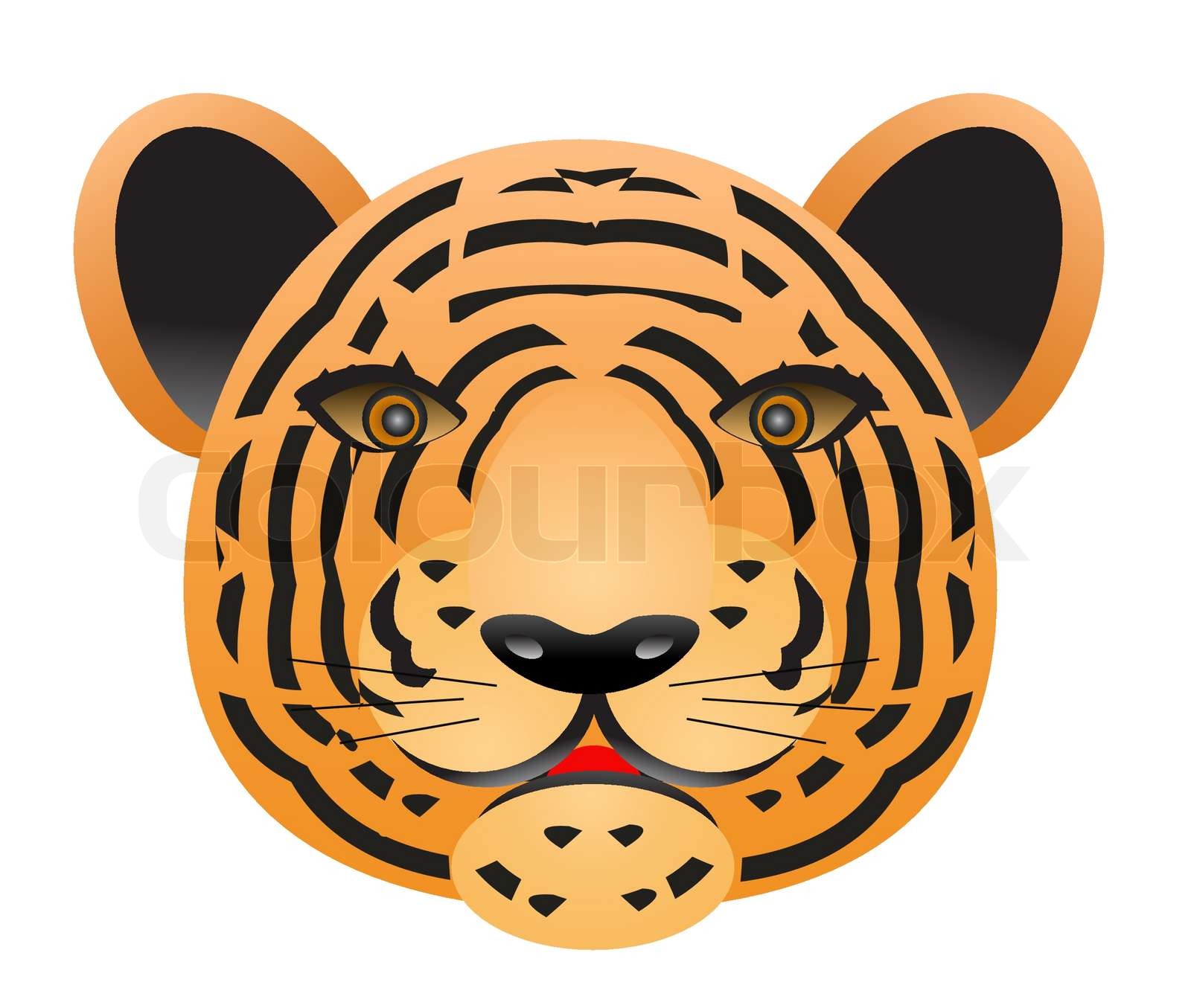 Vektor-Tiger-Symbol | Stock-Vektor | Colourbox
