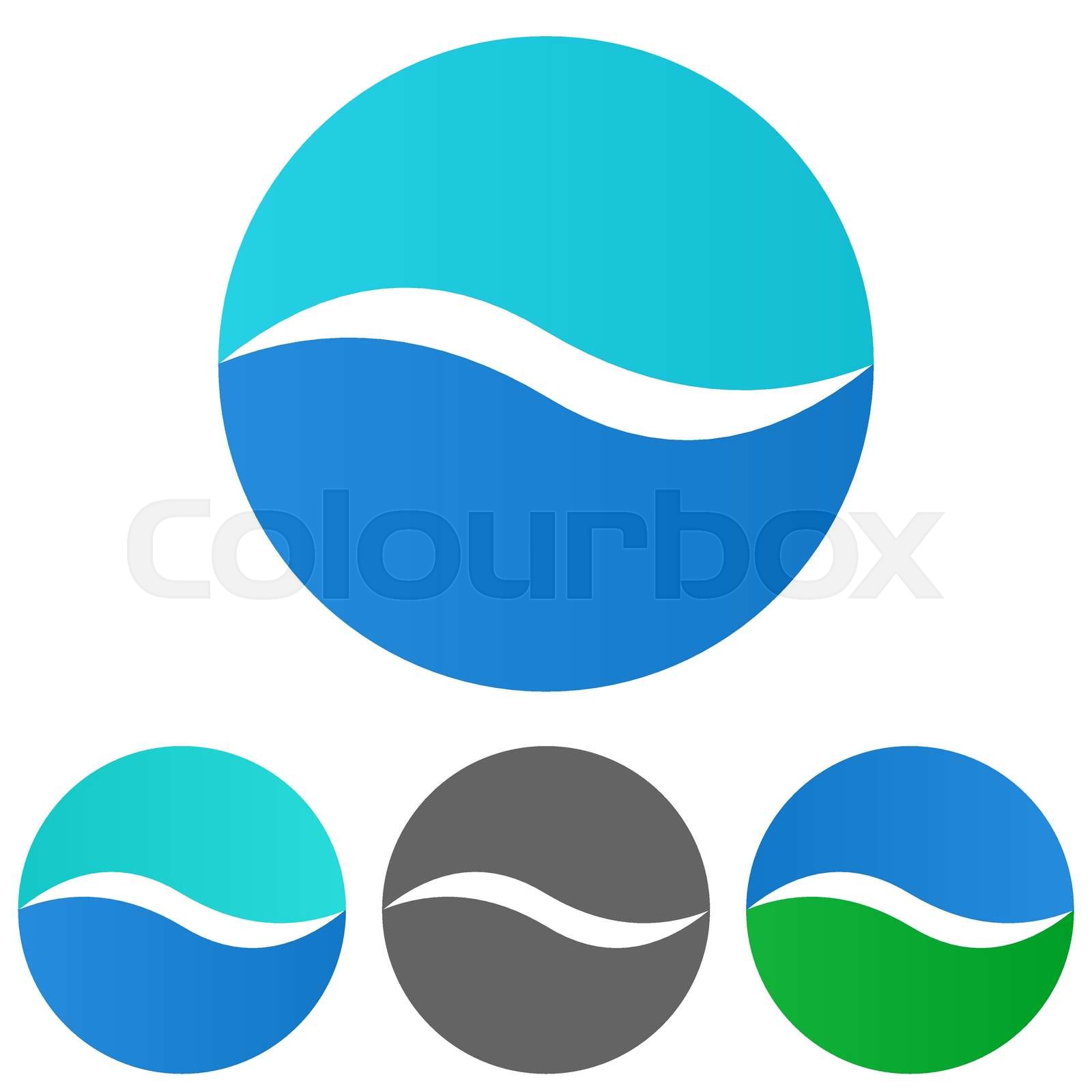 Sea logo vector design set | Stock vector | Colourbox