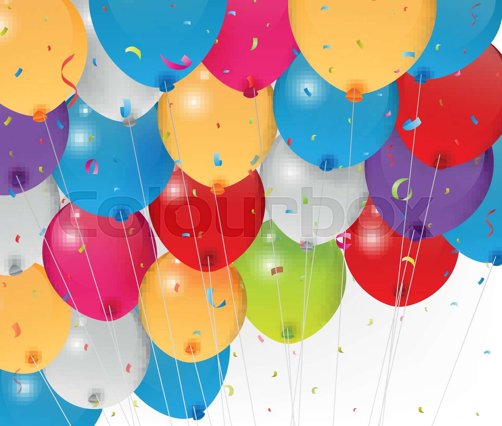 ballon, grafik, bund | Stock-Vektor | Colourbox
