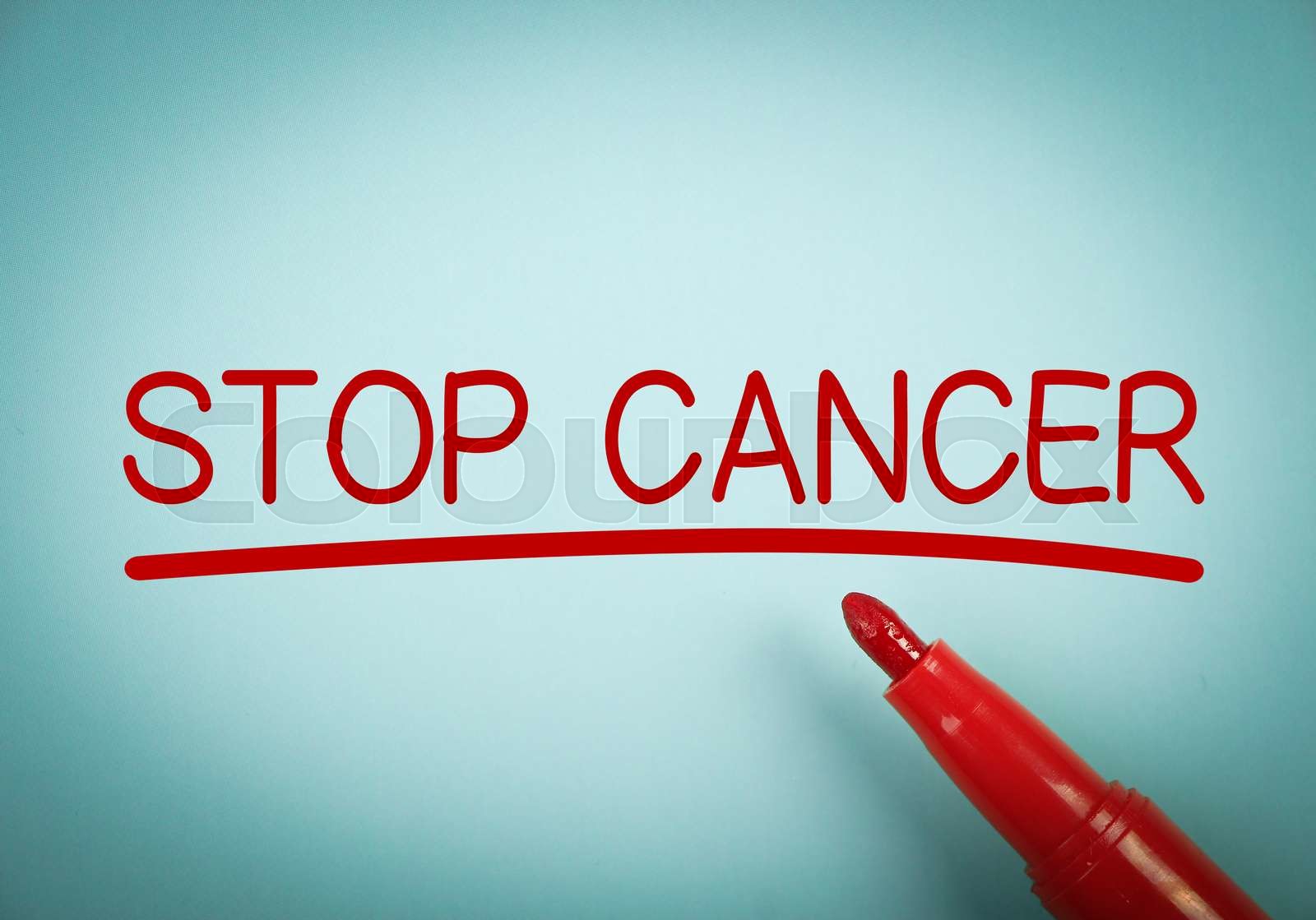Stop Cancer | Stock image | Colourbox