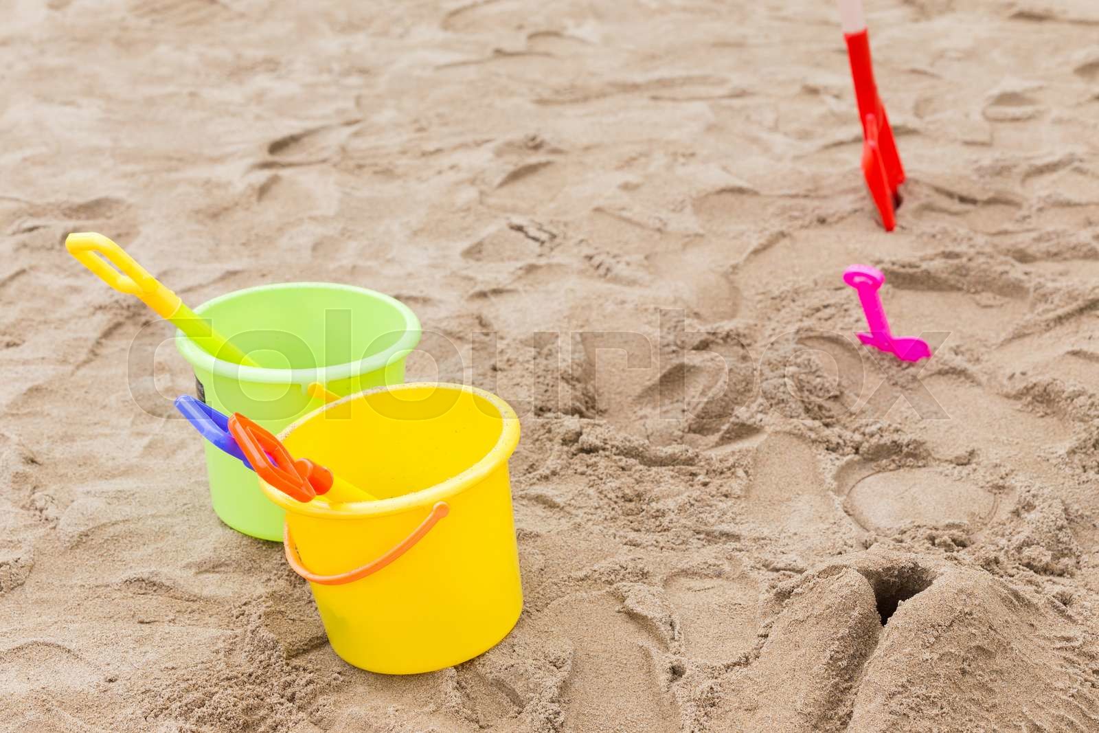 sand, box, sandkiste | Stock Bild | Colourbox