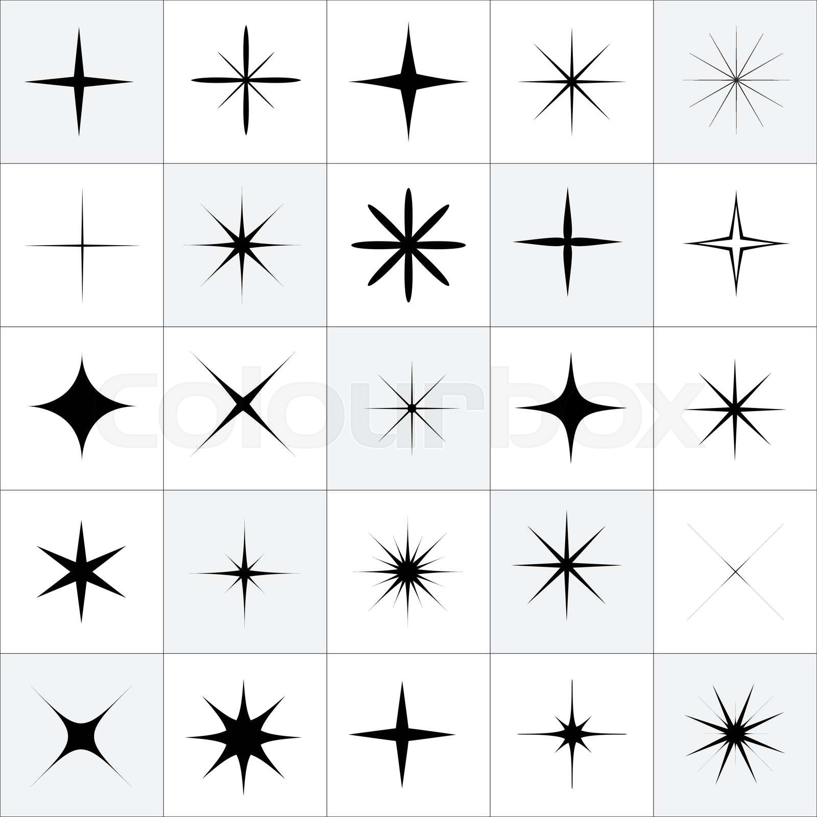 White Sparkle Vector