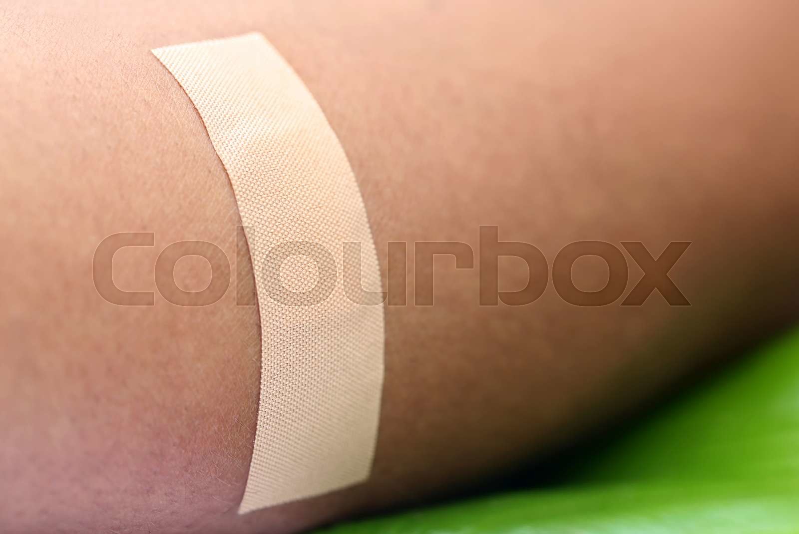 Plaster on human skin | Stock image | Colourbox
