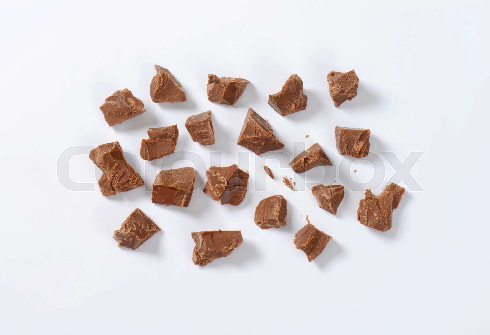 pieces of chocolate | Stock image | Colourbox