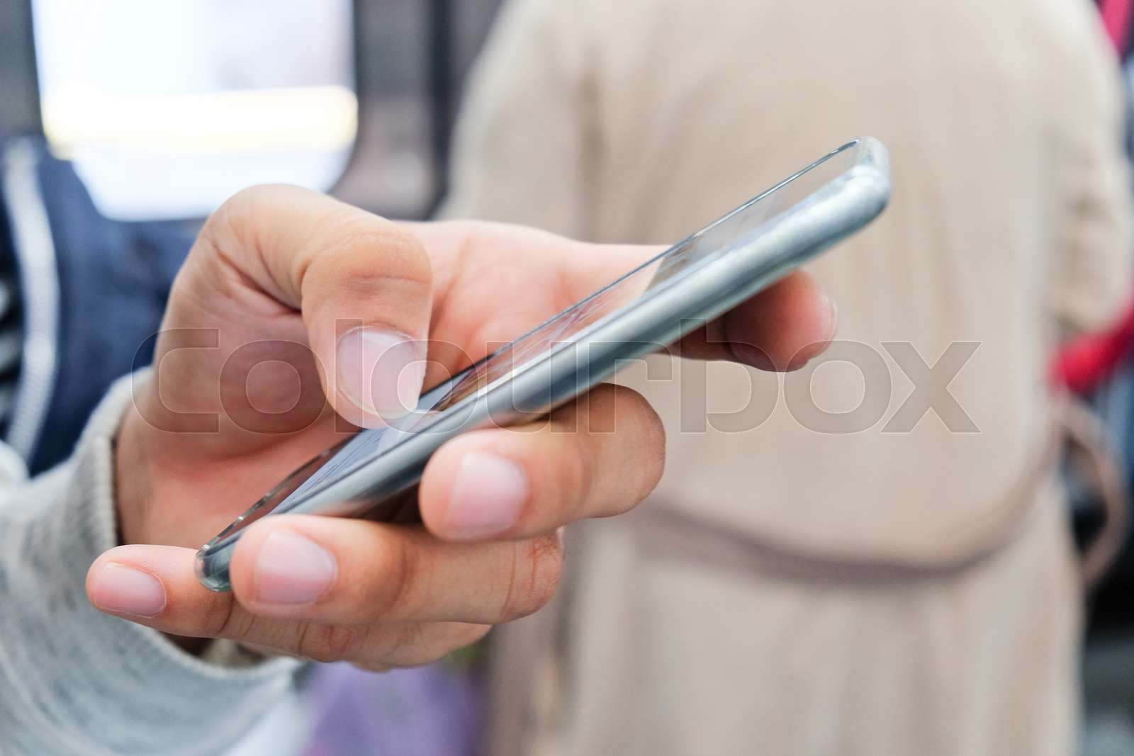 people using smartphone | Stock image | Colourbox