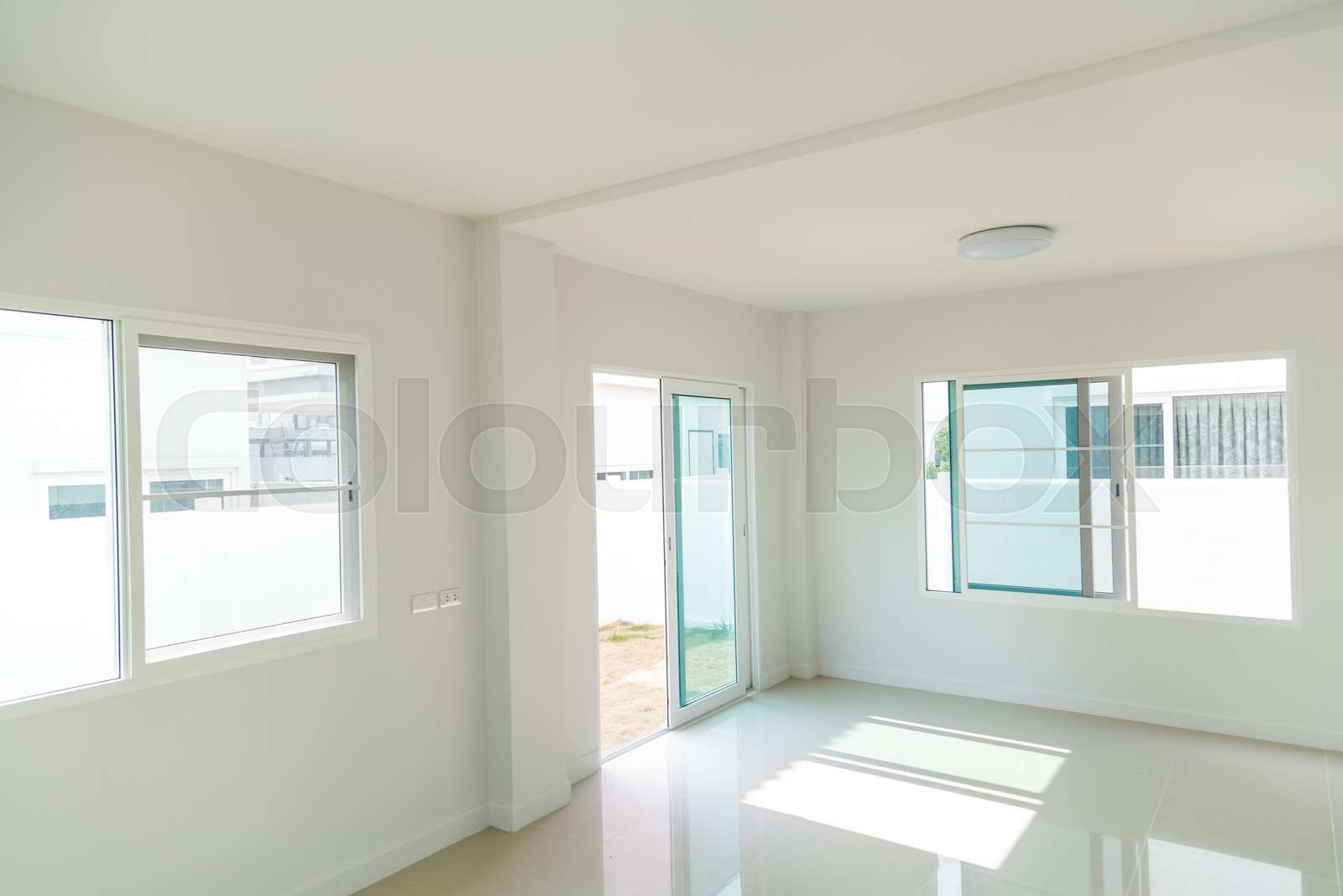 Modern interior, empty room | Stock image | Colourbox