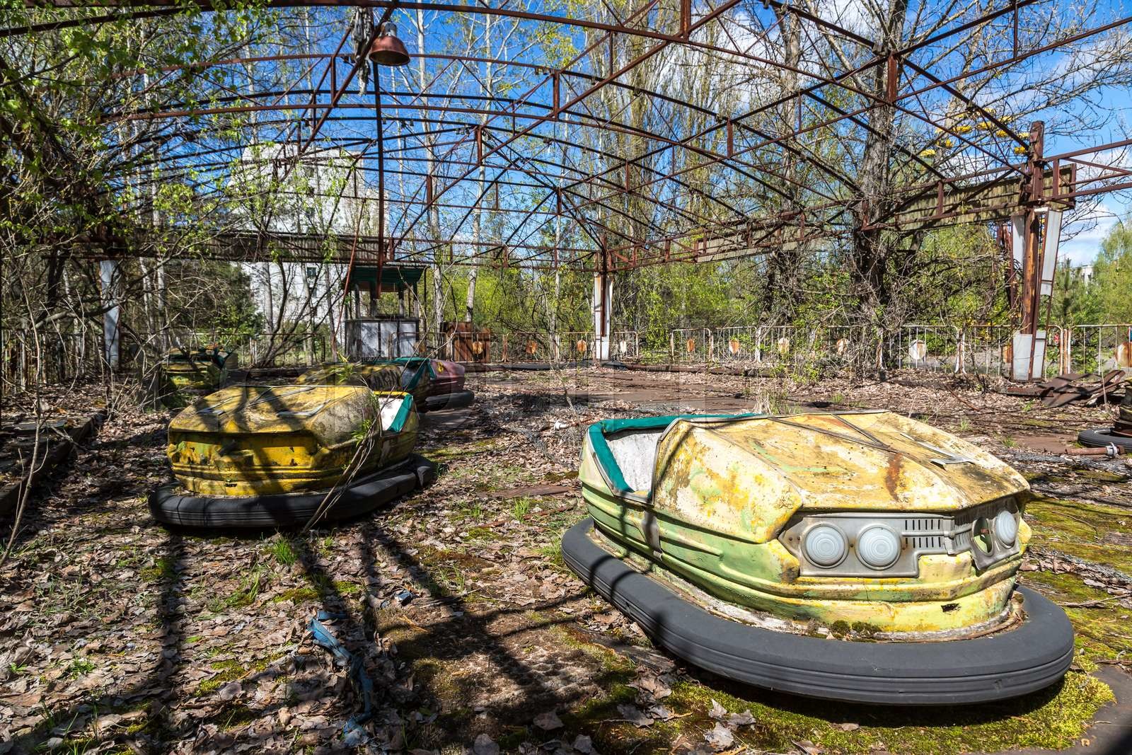 Amusement park in Pripyat, Chernobyl | Stock image | Colourbox