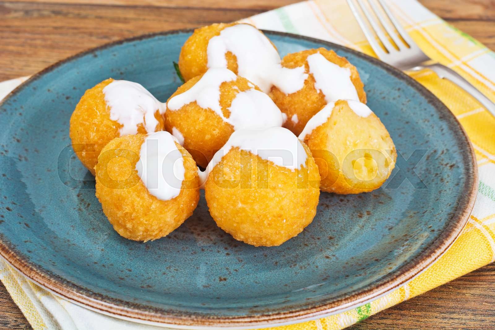 Deep Fried Cheese Balls | Stock image | Colourbox