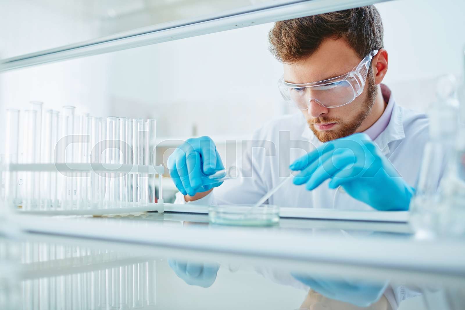 Chemist at work | Stock image | Colourbox