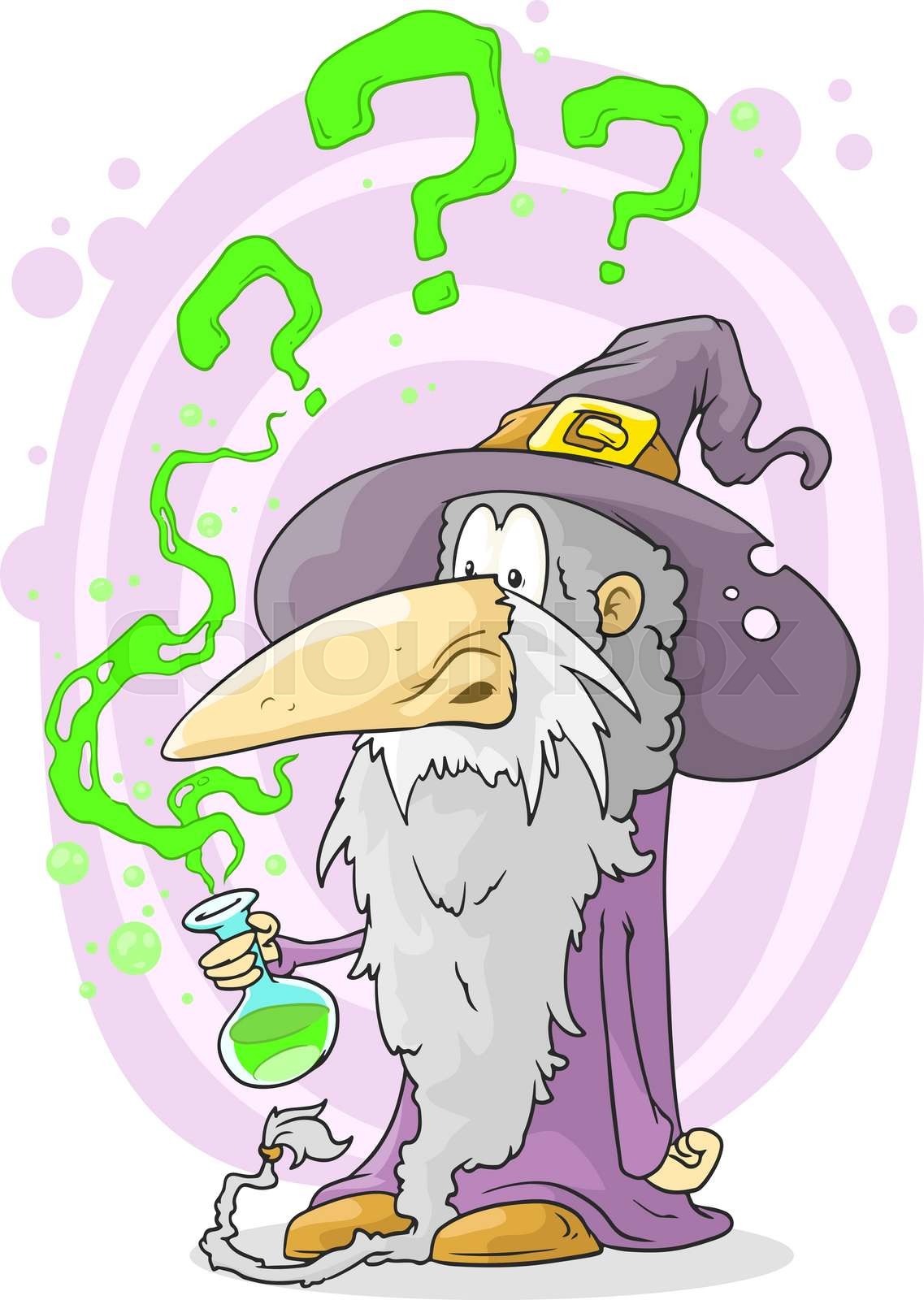 Old wizard | Stock vector | Colourbox