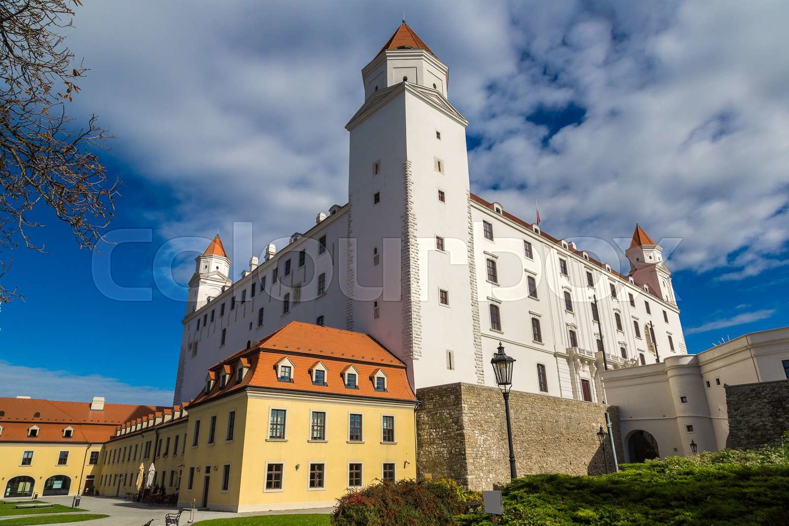 Medieval castle in Bratislava, Slovakia | Stock image | Colourbox