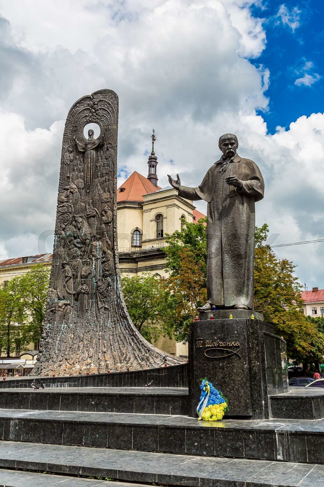 Taras Shevchenko Monument in Lviv, Ukraine | Stock image | Colourbox