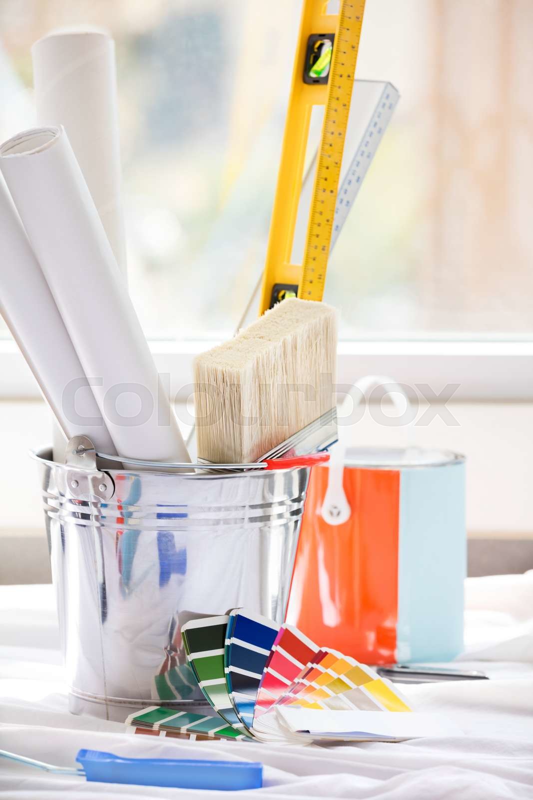 Tools For Home Renovation Stock Image Colourbox