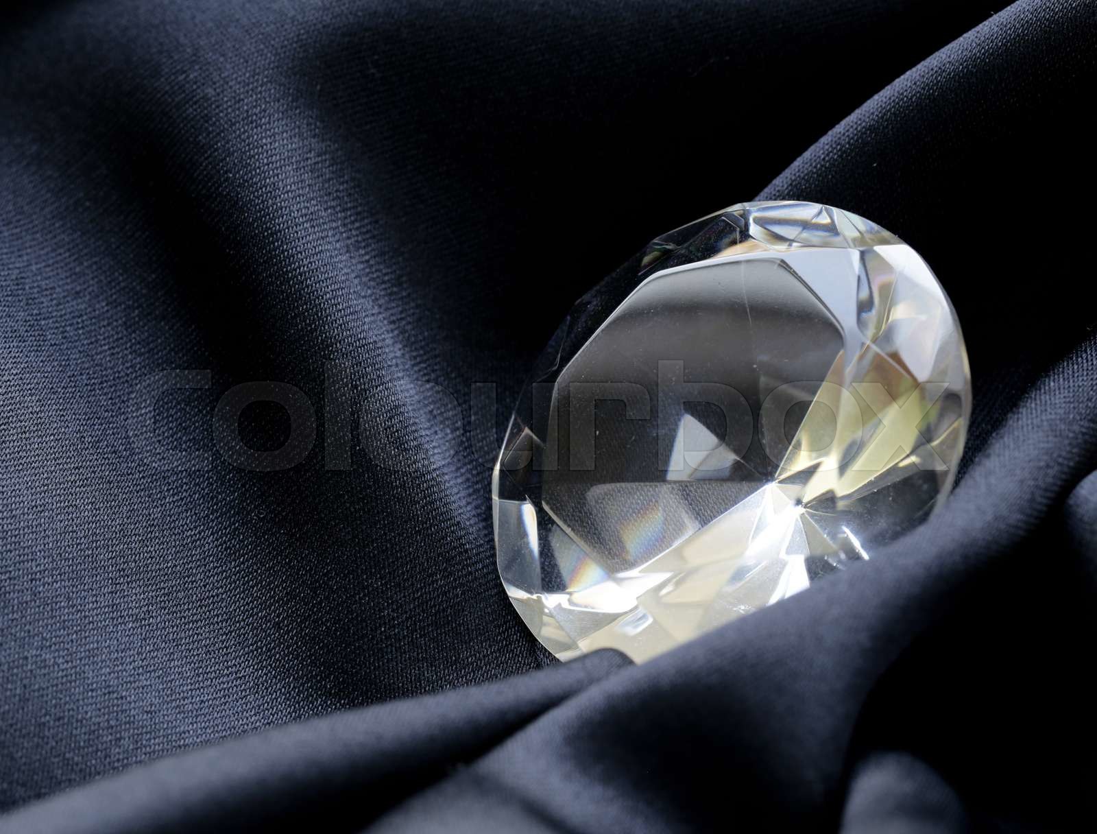 large glass diamond | Stock image | Colourbox