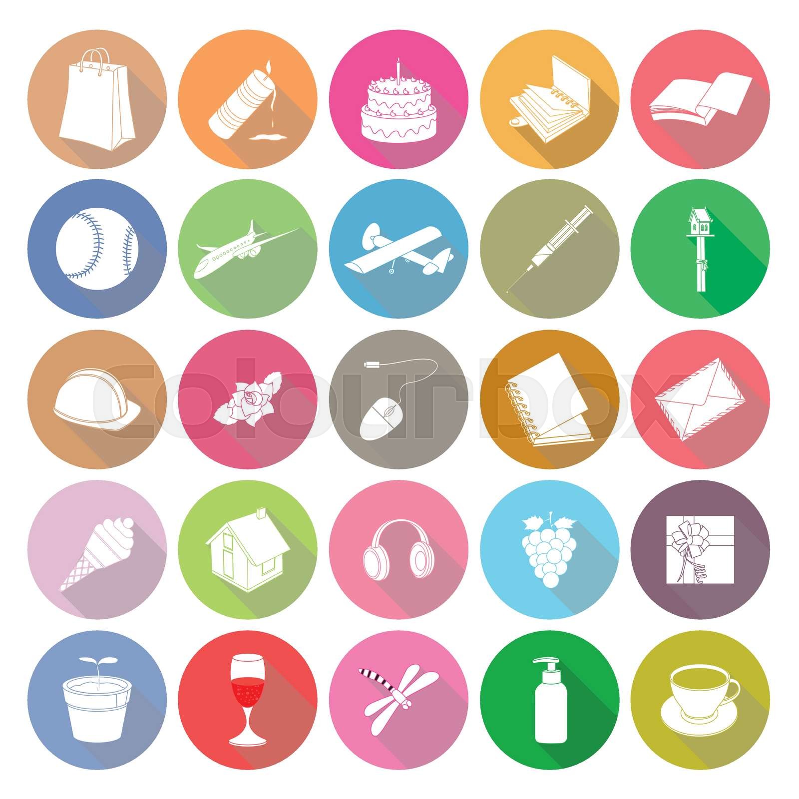 icon, objekt, kreativ | Stock-Vektor | Colourbox