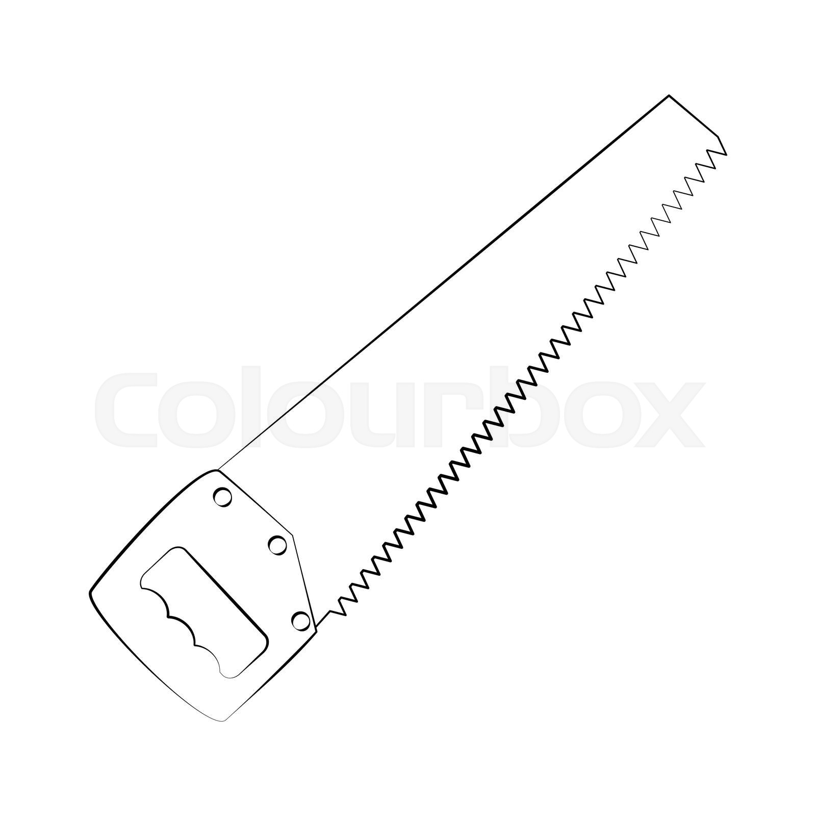 Saw | Stock vector | Colourbox