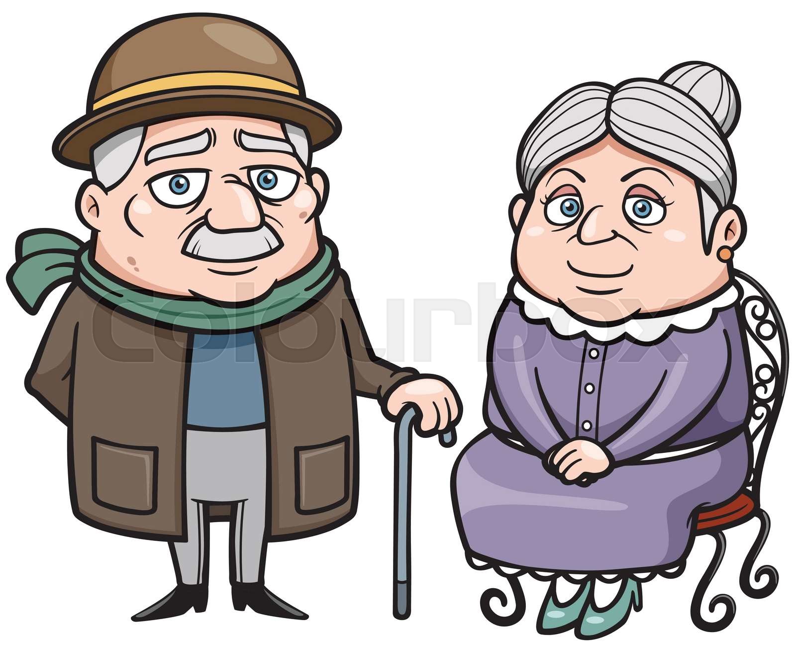 Senior Stock Vector Colourbox