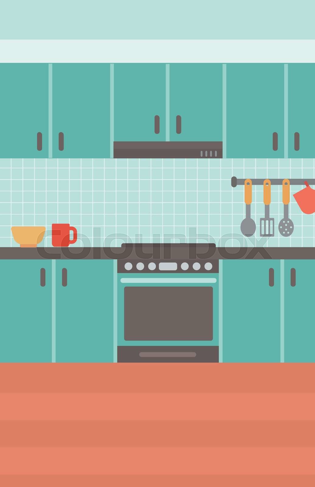 Background of kitchen. | Stock vector | Colourbox