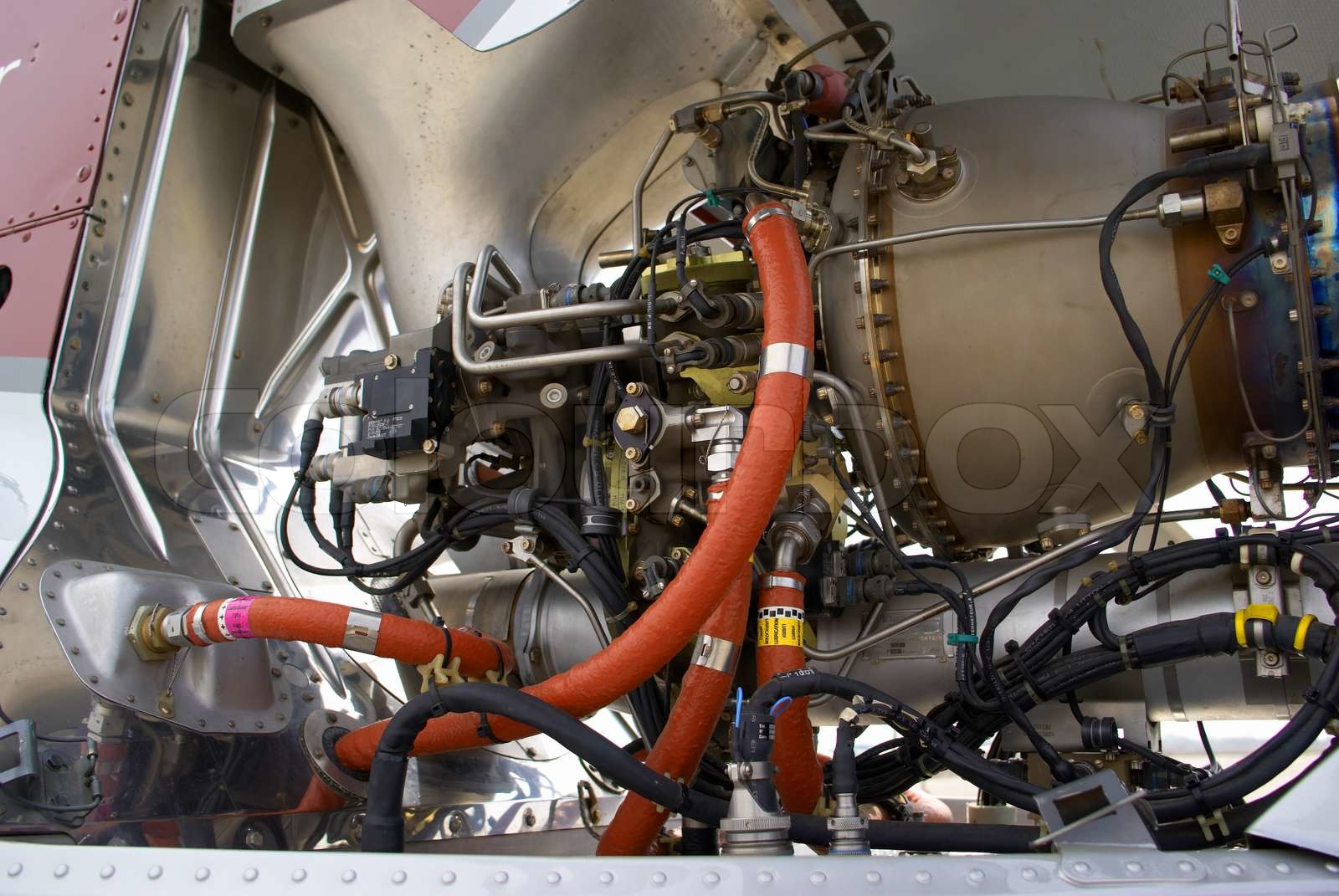 Helicopter engine | Stock image | Colourbox