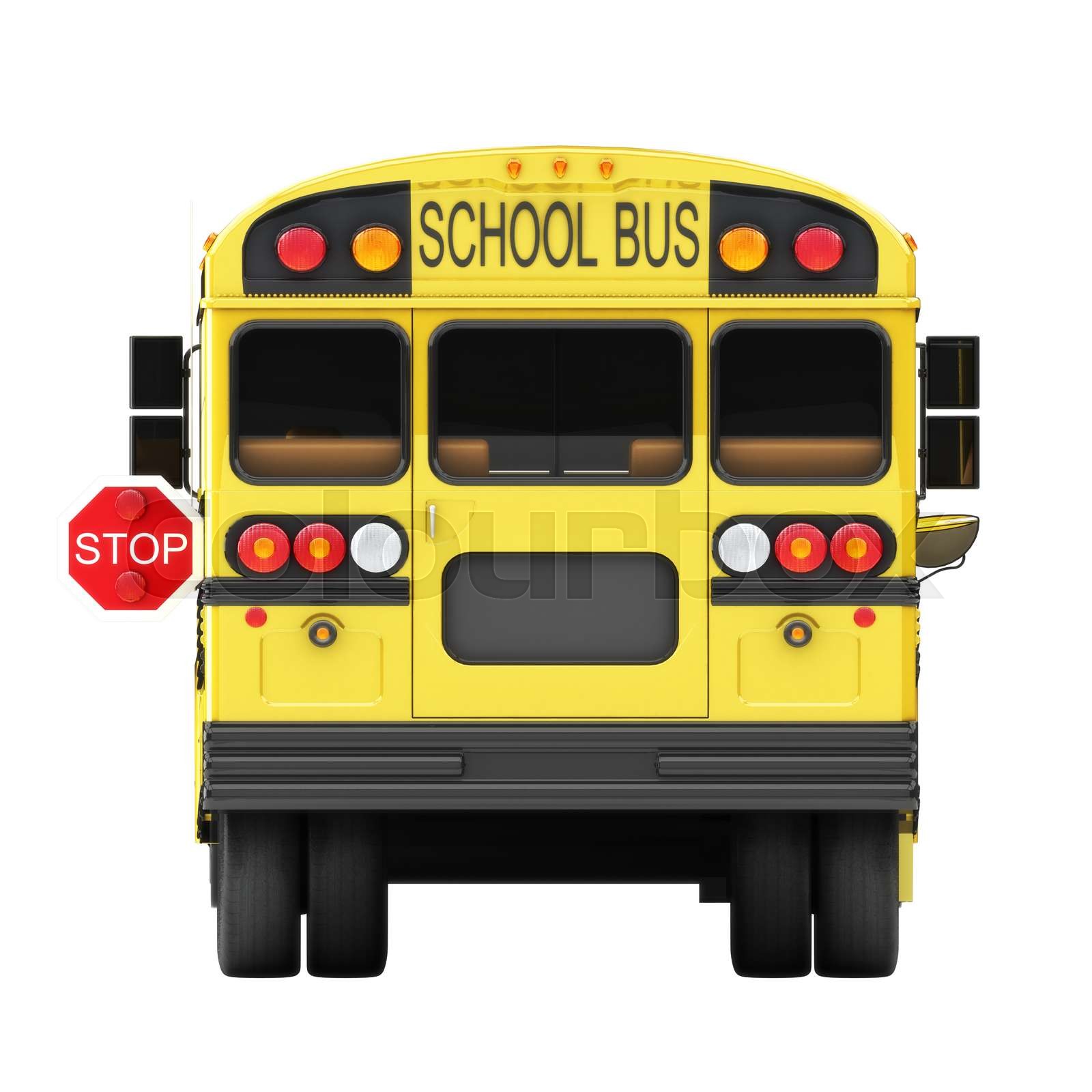 School Bus Back View