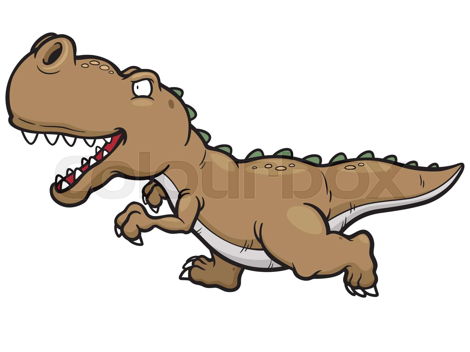dinosaurier, illustration, cartoon | Stock-Vektor | Colourbox