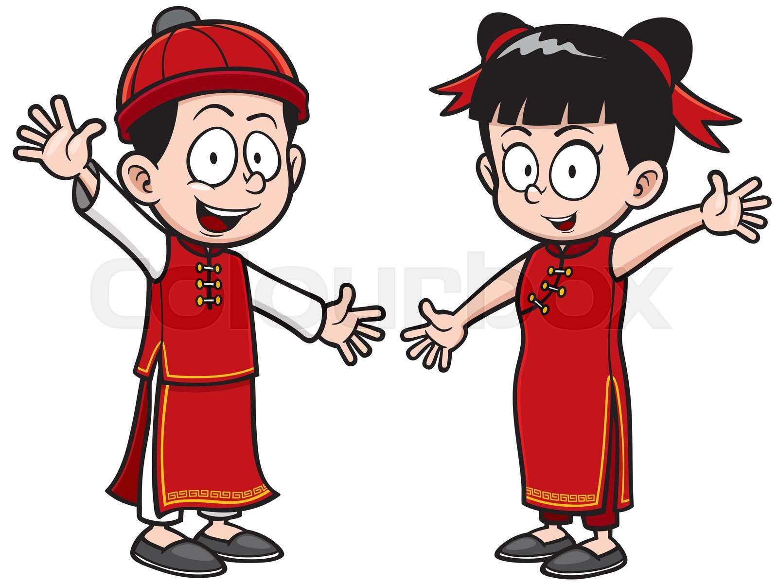 Chinese Kids | Stock vector | Colourbox