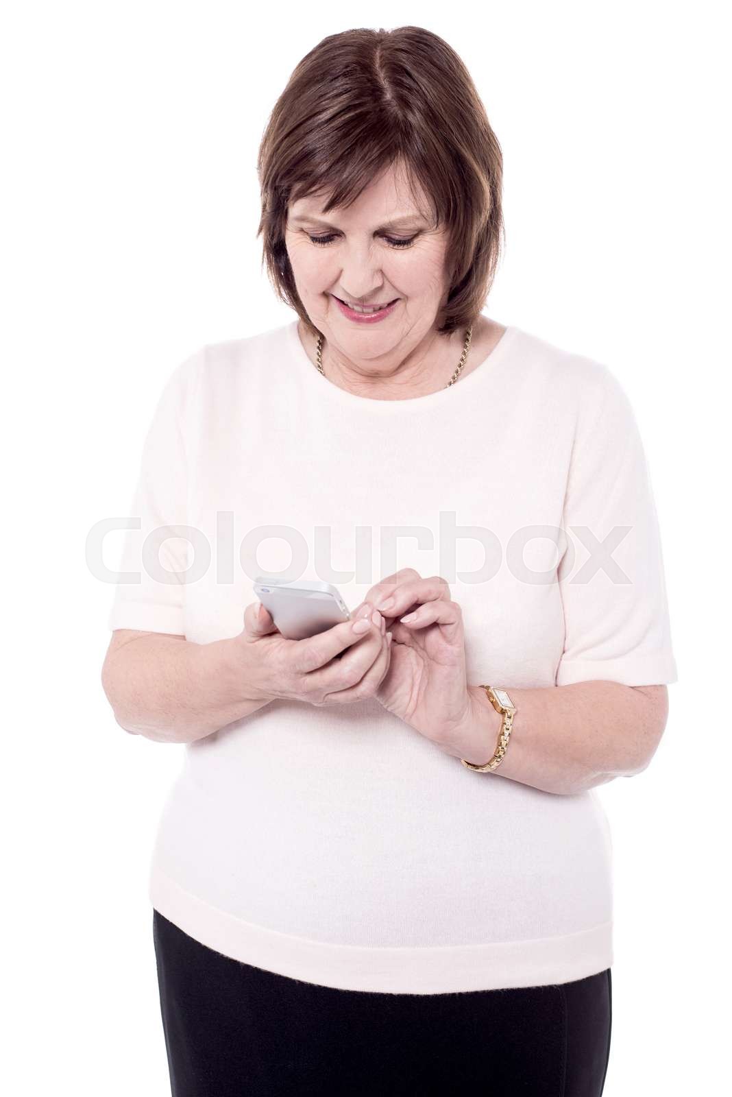 I got a text message! | Stock image | Colourbox