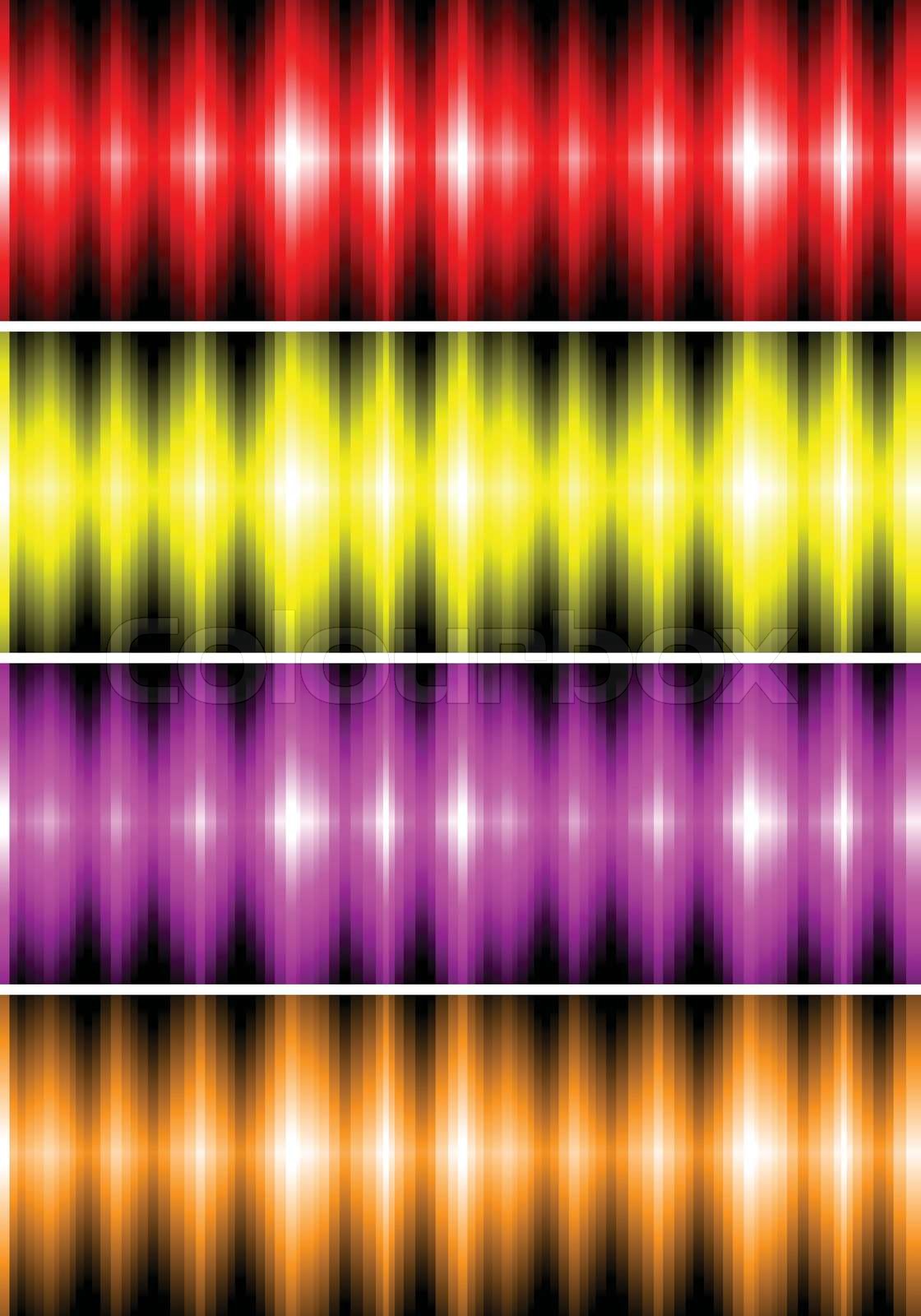 Schöne Farbe Sammlung digitaler Equalizer | Stock-Vektor | Colourbox