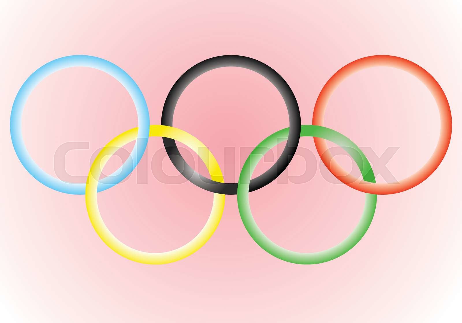 Olympic Rings Symbol | Stock vector | Colourbox